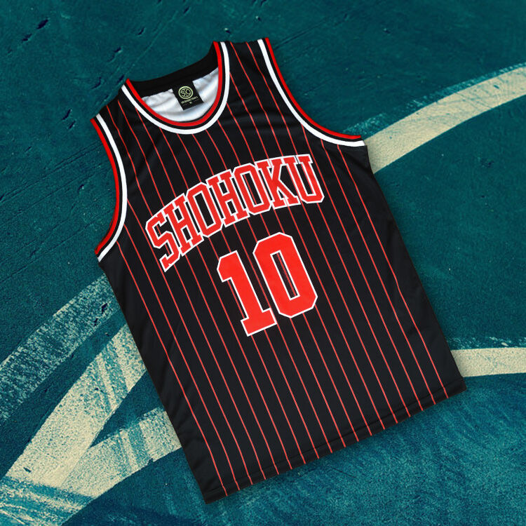 SD Ball Uniform Training Slam Dunk Uniform Hunan Stripes Sakuragi ...