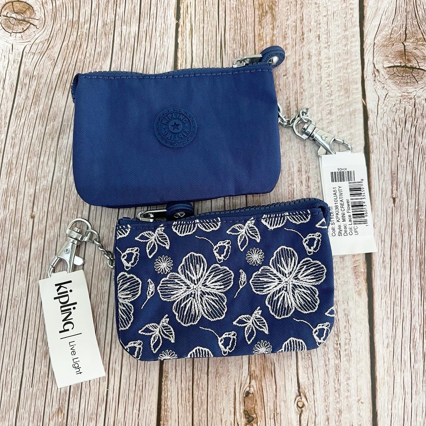 Kipling Creativity Mini กระเป๋าพวงกุญแจ ใบเล็ก ขนาด 4.25 x 2.75 ด้านบน ...