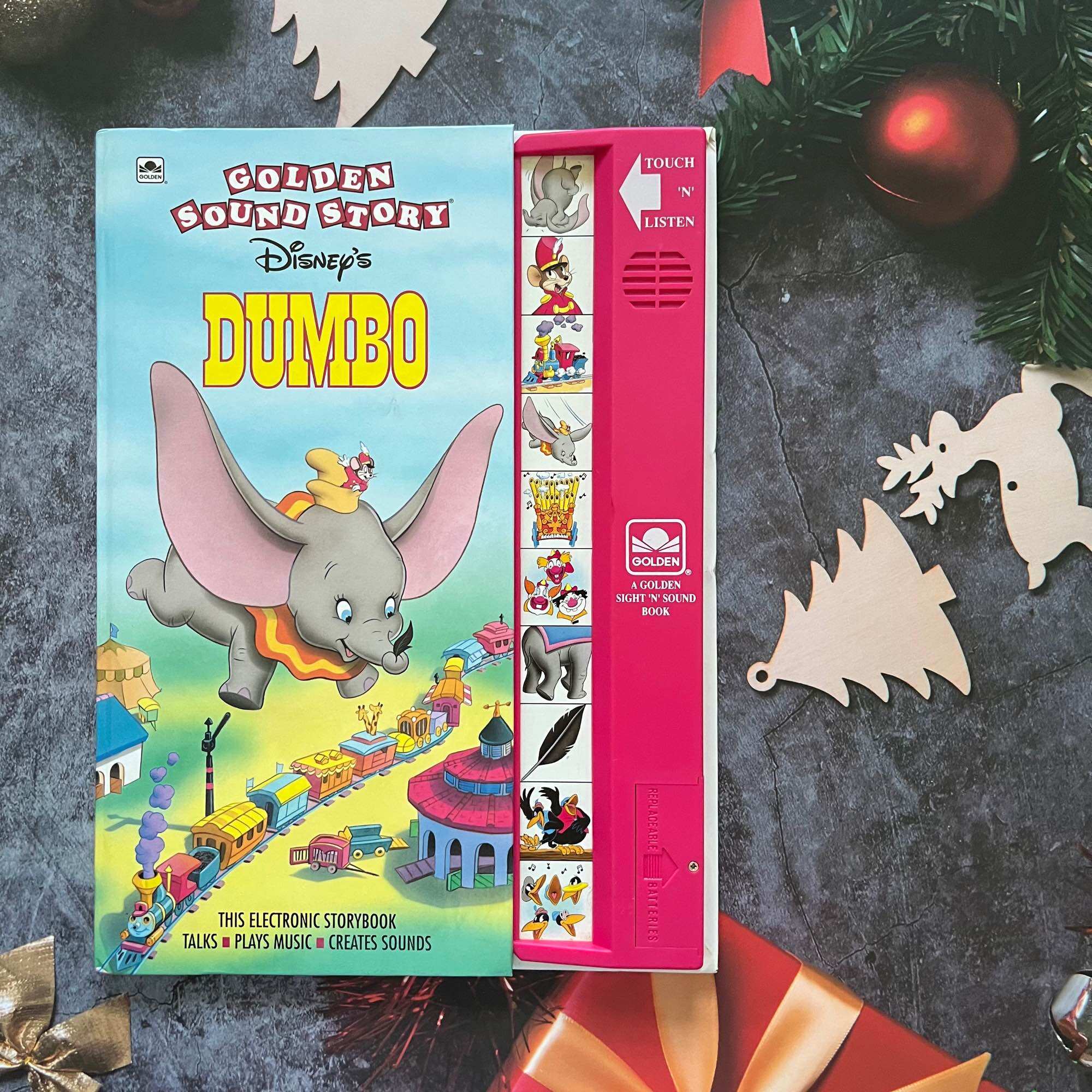นิทานบอร์ดบุ๊ค สำหรับเด็กเล็ก Sound Book Disney DUMBO | Lazada.co.th
