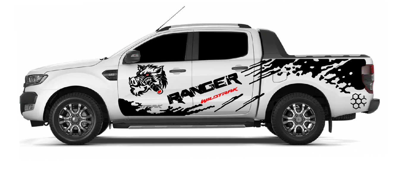 sticker ford ranger สติ๊กเกอร์แต่งรถ ford ranger สติ๊กเกอร์รถกระบะ ford ...