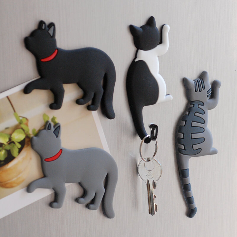 การ์ตูน Catmi ตู้เย็นสติกเกอร์แม่เหล็กตู้เย็นที่เกี่ยว ins น่ารัก ...