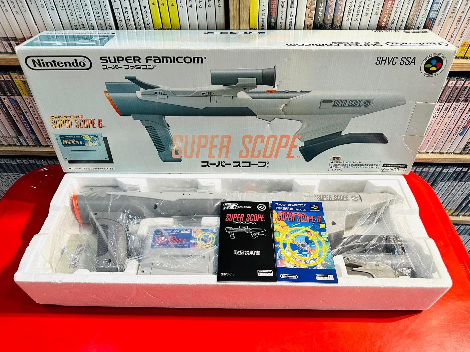ตลับแท้ Super Famicom(japan) Super Scope 6 Bazooga gun (boxset ...