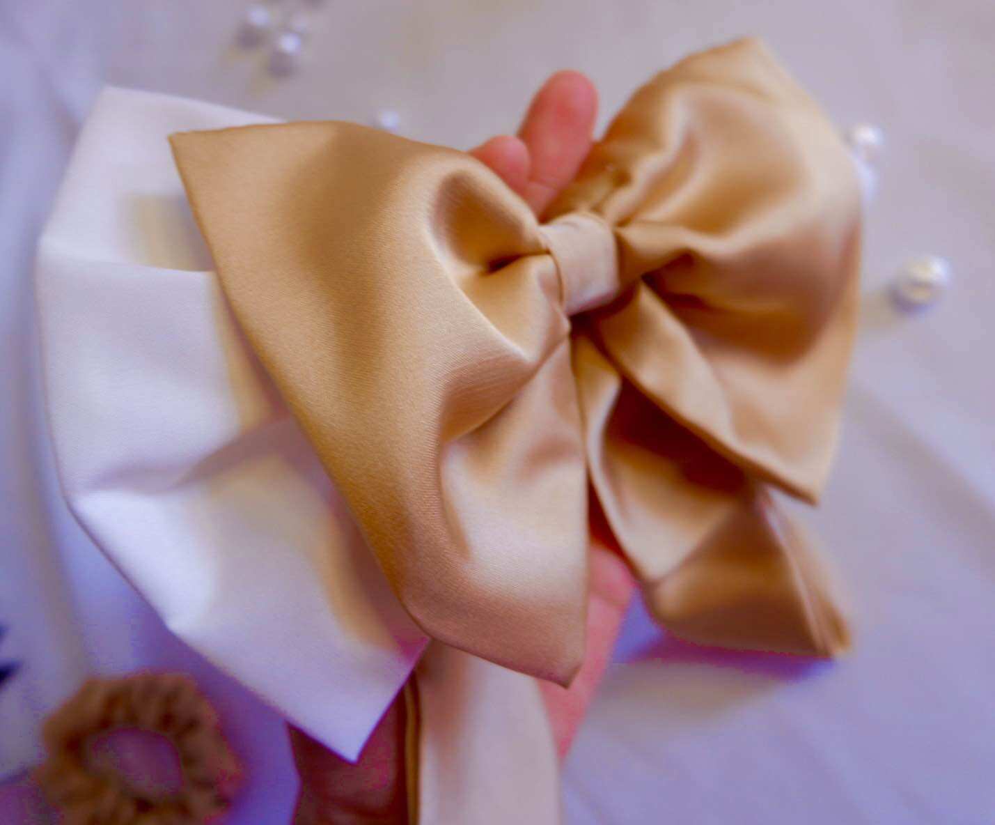 New hair bow two tone | Lazada.co.th