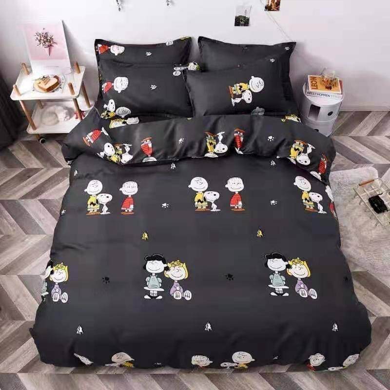🛌(snoopy)ชุดผ้าปูที่นอนคุณภาพดี พร้อมผ้านวม(ครบเซ็ต6ชิ้น)สินค้าพร้อมส่ง | Lazada.co.th