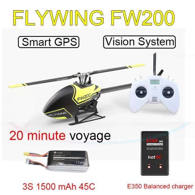เฮลิคอปเตอร์ Flywing FW200 H1-V2 Flight Controller RTH GPS Hold RC ...