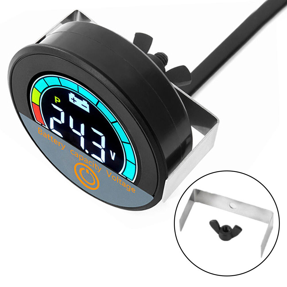 5918 DC8-100V โวลต์มิเตอร์แบบวงกลมดิจิตอล, หน้าจอแสดงระดับแบตเตอรี่กัน ...