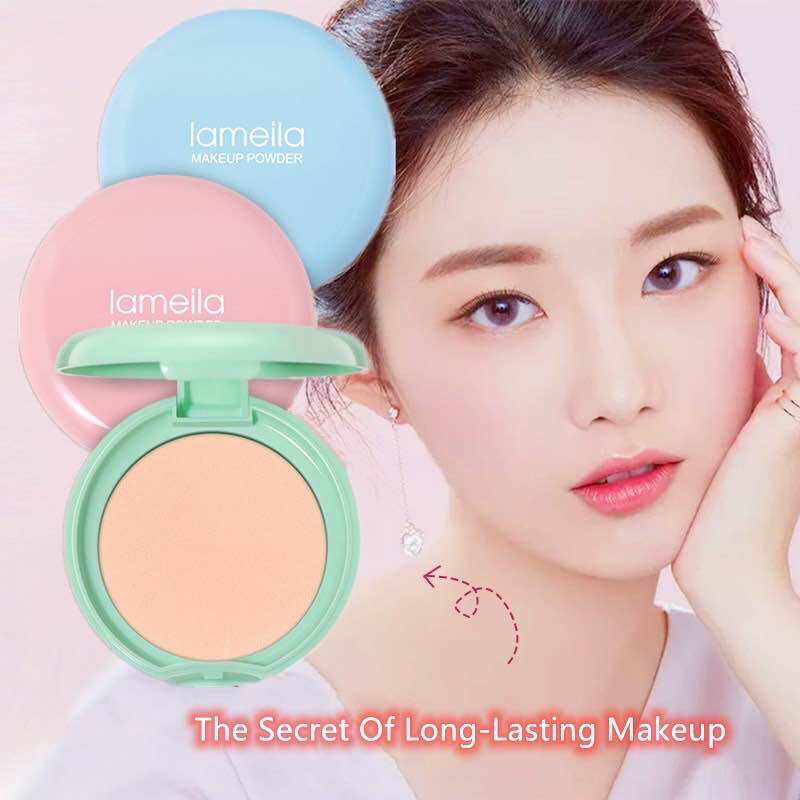 M337 LAMEILA แป้งพัฟผสมรองพื้น คุมมัน เนื้อแมท เบลอรูขุมขน เนื้อเนียน ...