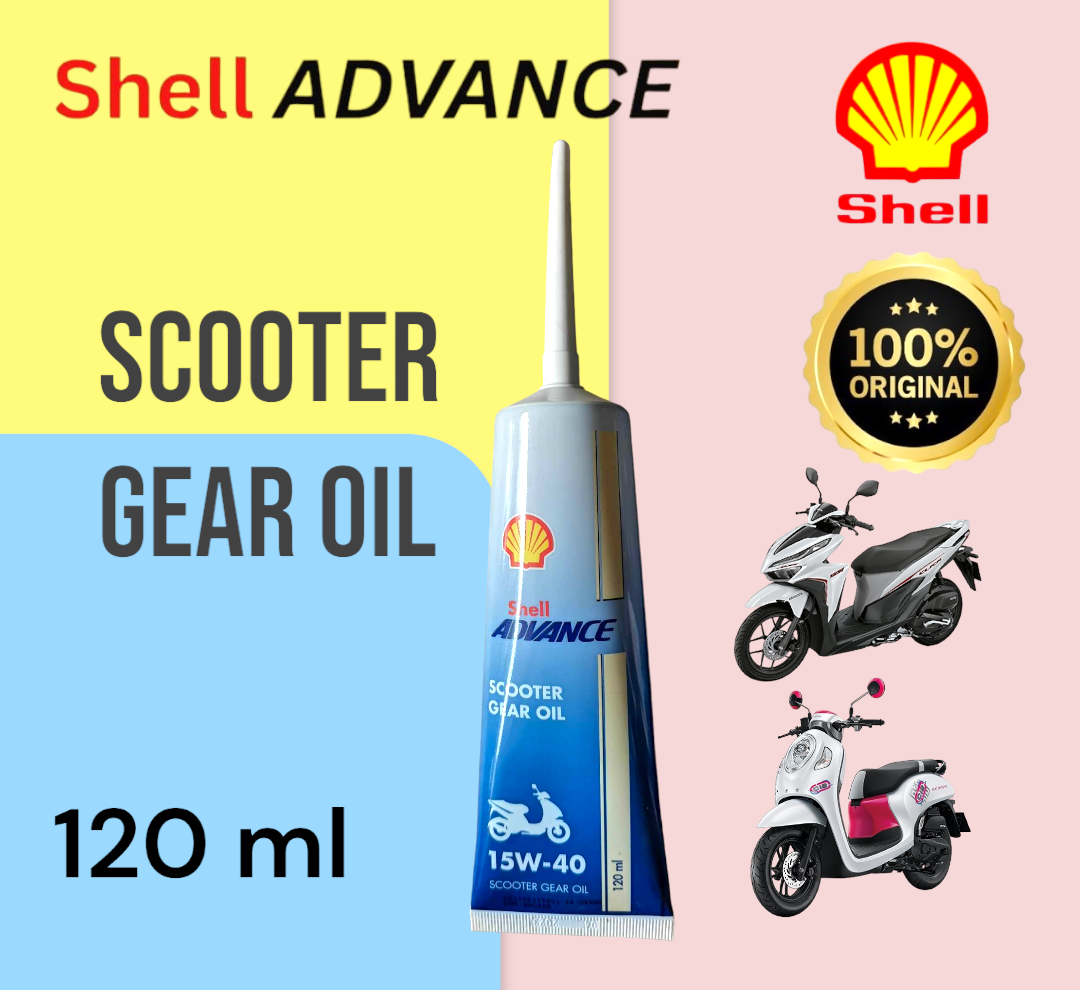 น้ำมันเฟืองท้าย SHELL GEAR NEW 15W-40 0.12 L - Shulinmoto - ThaiPick
