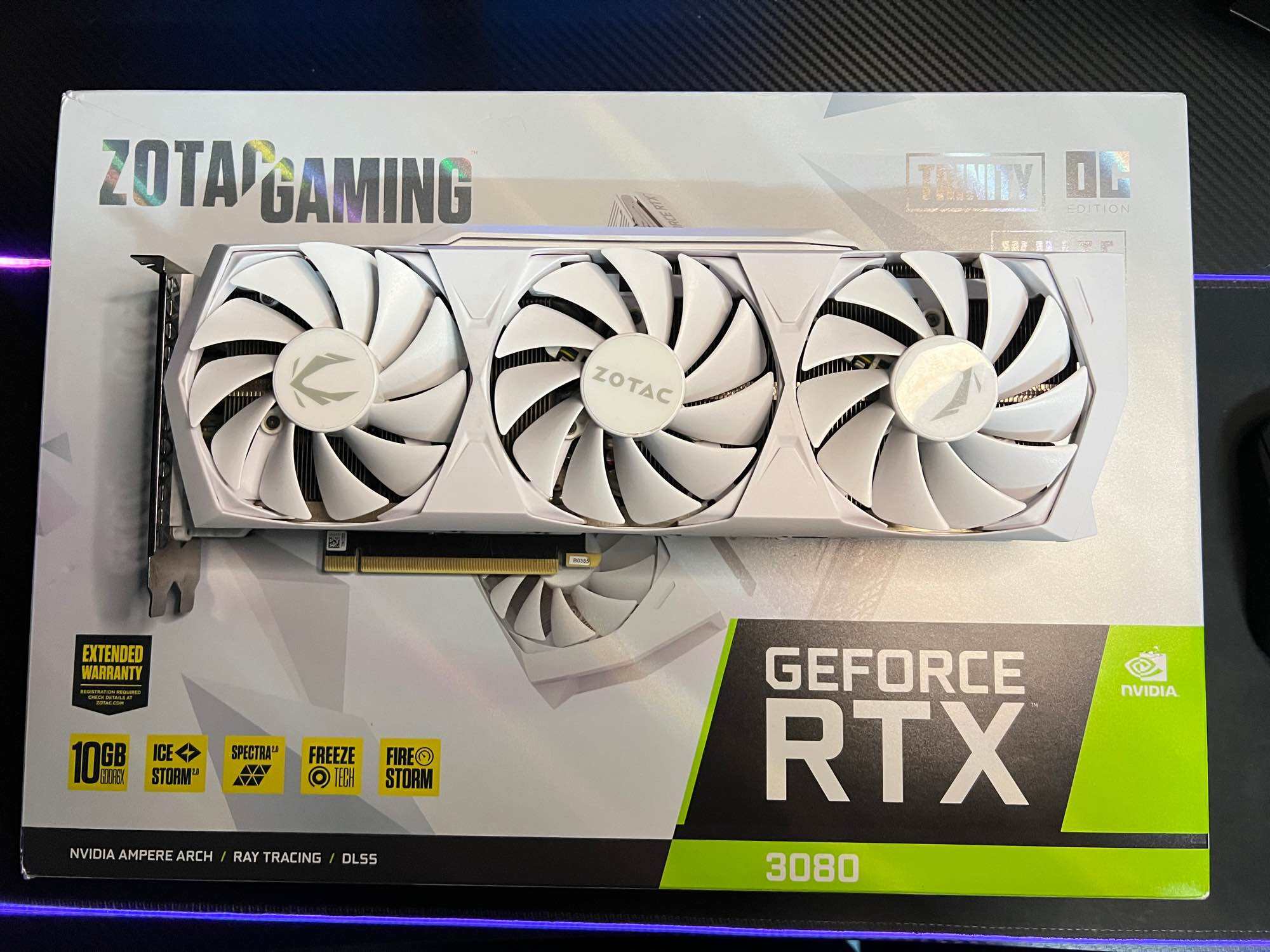 ZOTAC GAMING RTX 3080 Trinity OC White 10 GB | Lazada.co.th