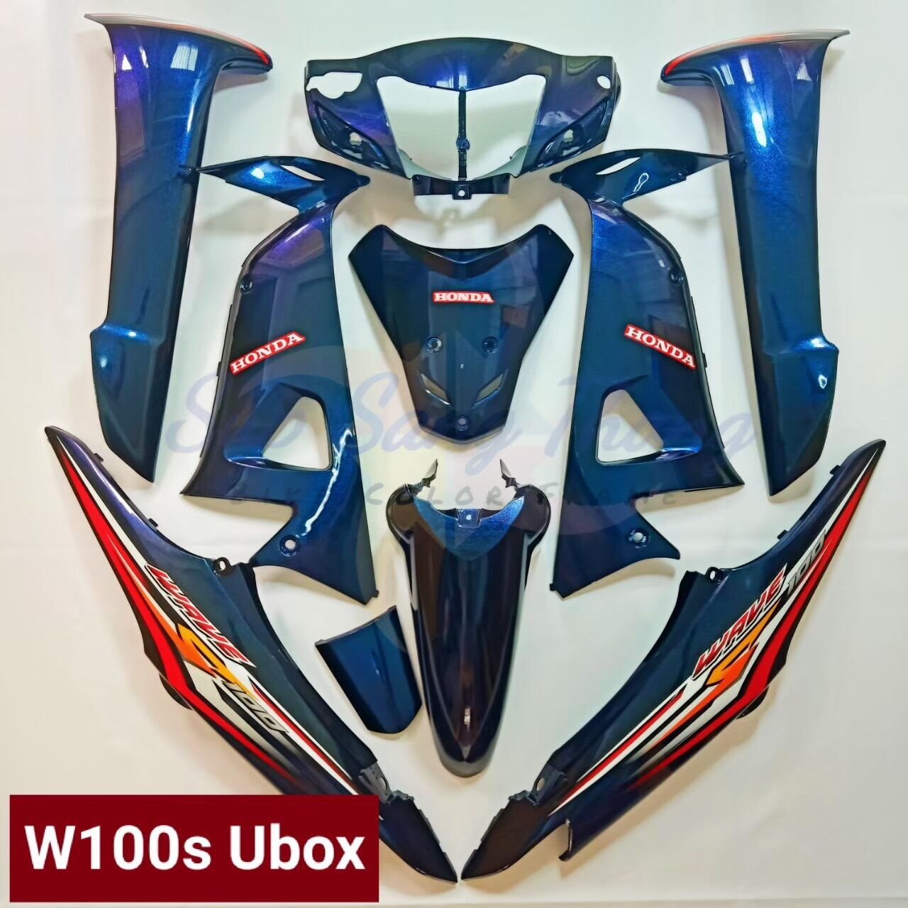 ชุดสี w100 u-dox พร้อมสต - P racing959 - ThaiPick