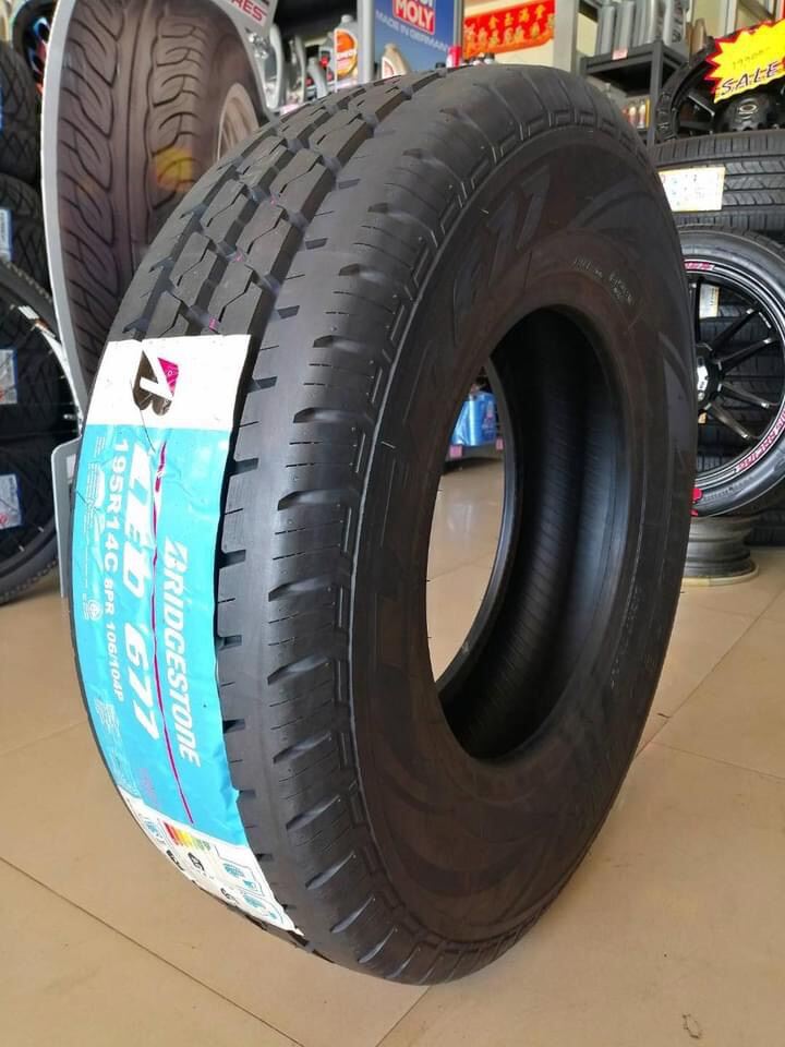 195R14 BRIDGESTONE 677(2020)แถมฟรีจุ๊บเลท - HENG CHAROEN AUTO TIRE MAX ...
