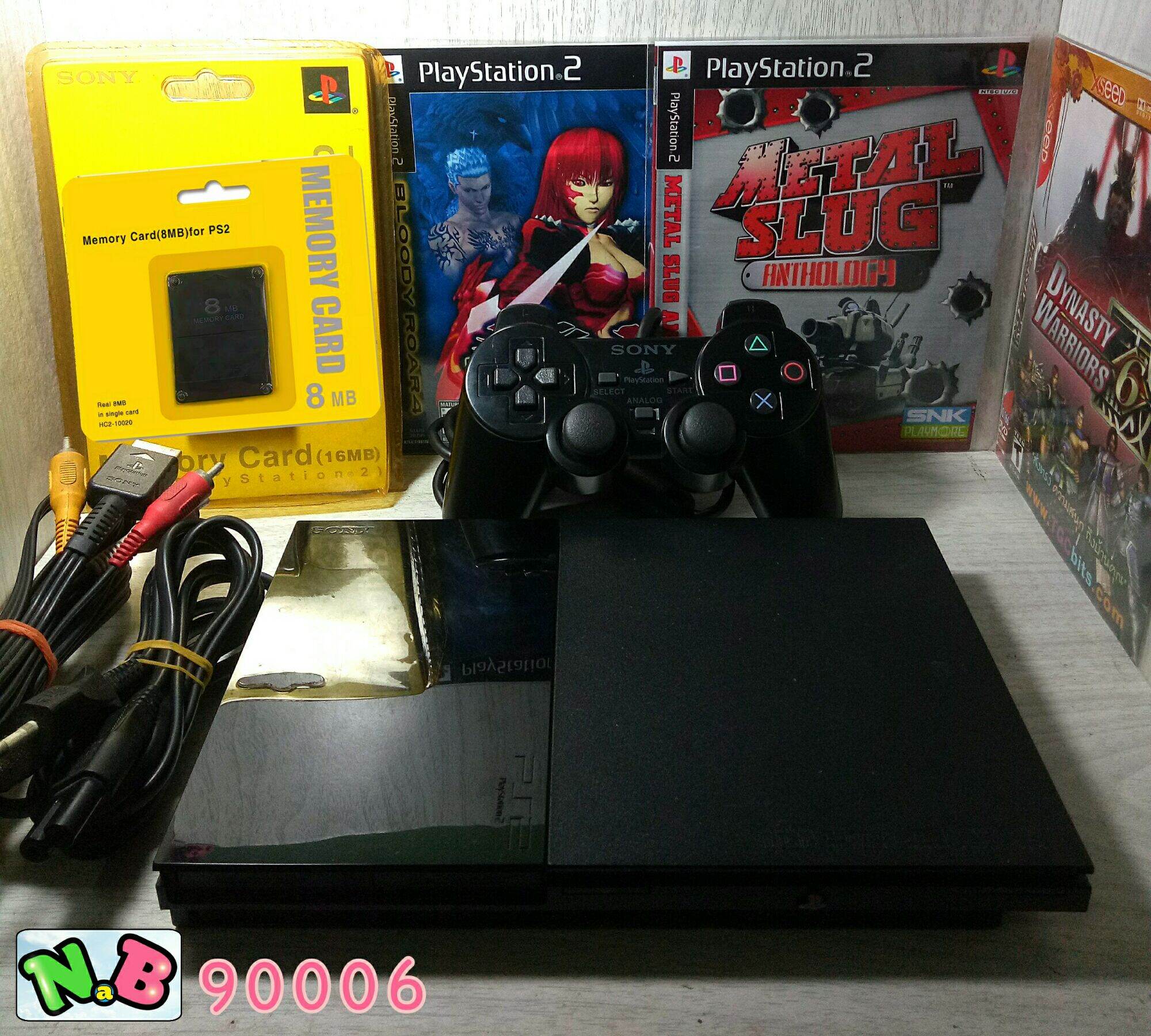 ps2 รุ่น90006 เล่นแผ่นก๊อปแผ่นแท้ได้ปกติ อุปกรณ์แถมครบ พร้อมเล่น จัดส่ง ...