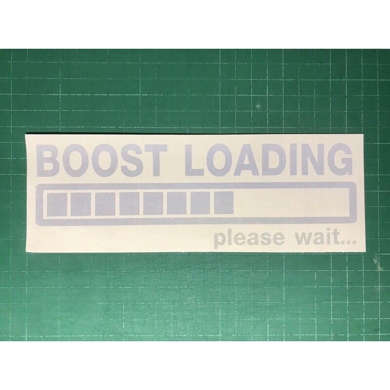 สติกเกอร์ BOOST LOADING Please Wait... สะท้อนแสงแท้ ขนาด 25cm | Lazada ...