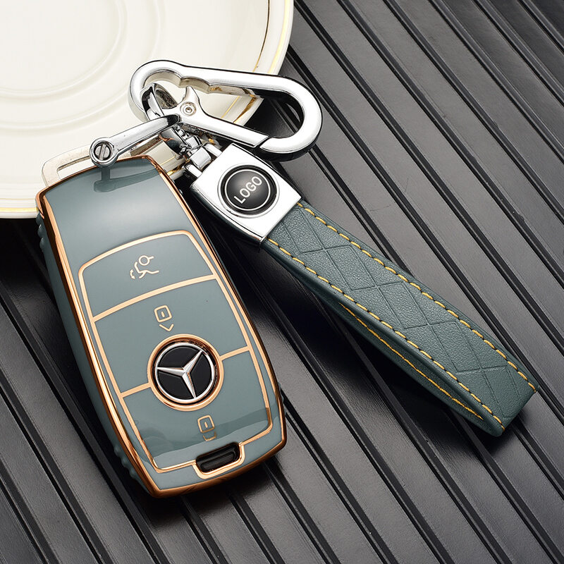 เคสกุญแจรถยนต์ Mercedes-Benz C-Class glc300l/E260L 60L/E300L หัวเข็มขัด ...