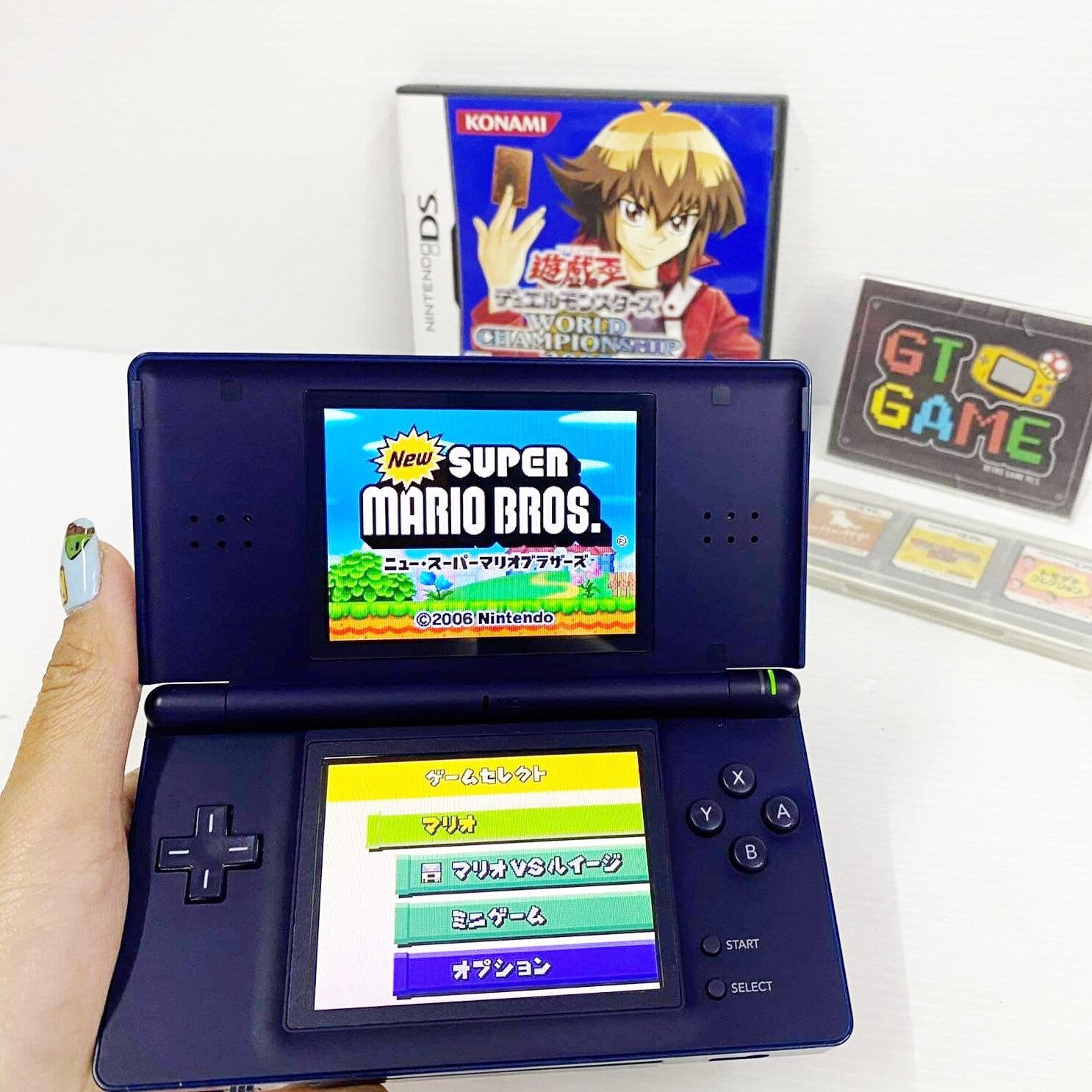 Nintendo DS lite ???? Enamel Navy 90% ????USG-001???? (2006) Japan ...