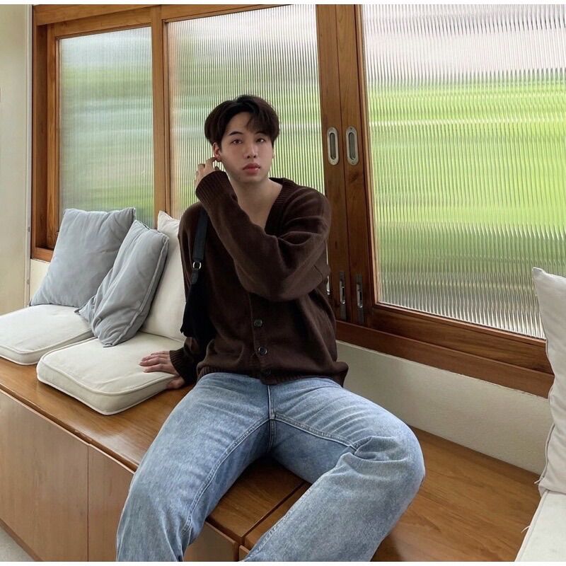 BASIC CARDIGAN KNIT เสื้อคาดิแกนไหมพรม - Theboy.Store - ThaiPick