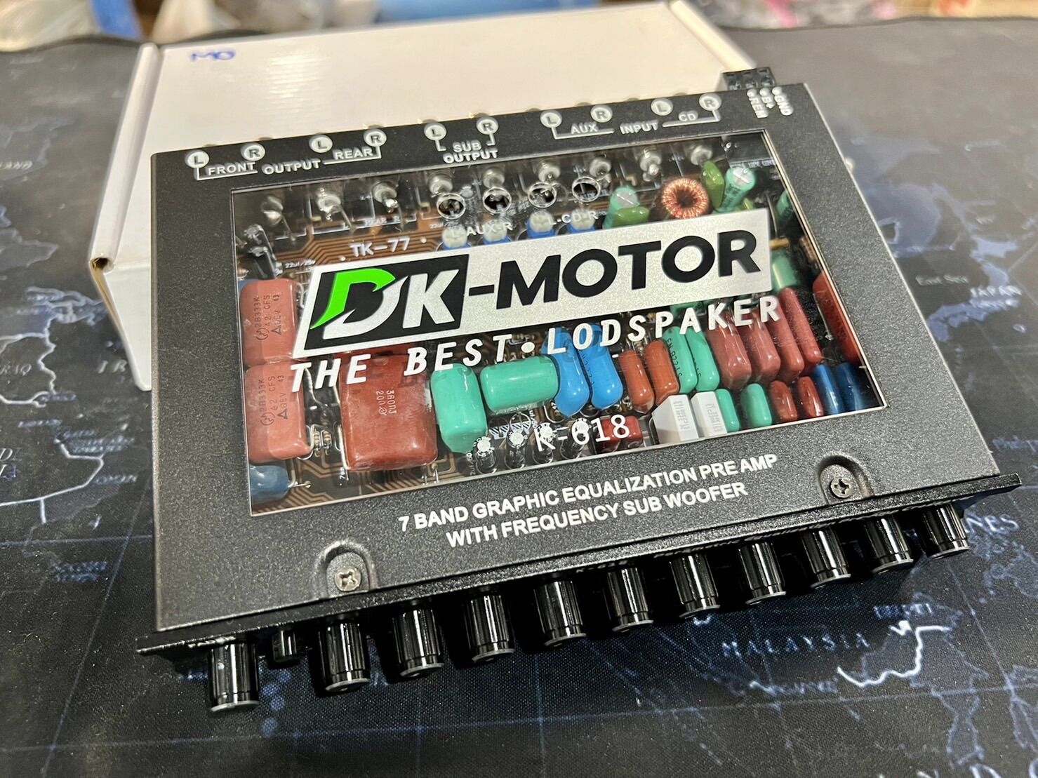 ปรี โม DK-MOTOR ปรีโม ปรี7แบรน แยกซับอิสละ ตัวโม เสียงดี ปรี 7แบน เครื่องเสียงรถยนต์ ปรีแอมป์ ...