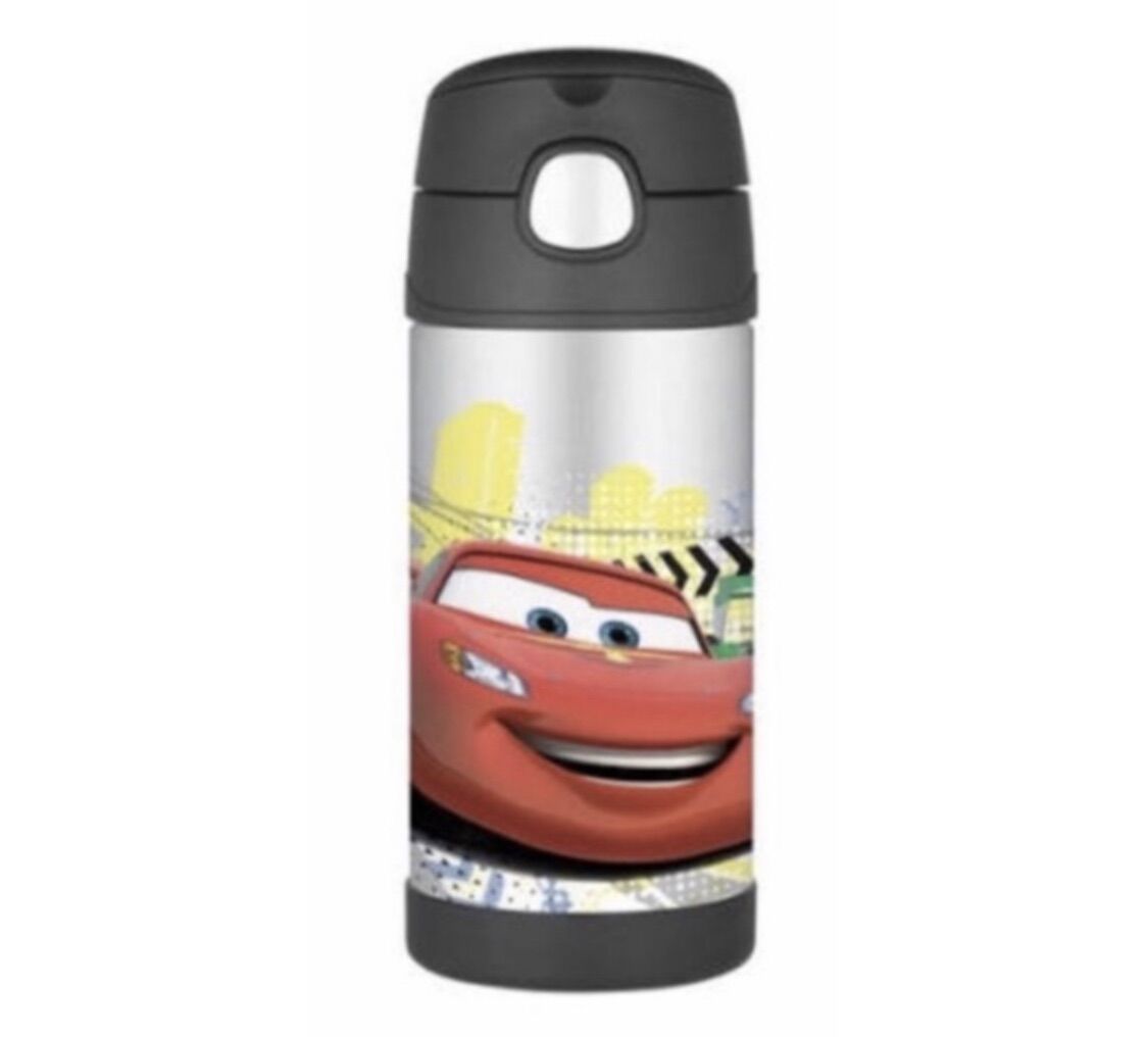 กระติกน้ำสแตนเลสแบบหลอดดูด thermos cars ของแท้ 100% | Lazada.co.th