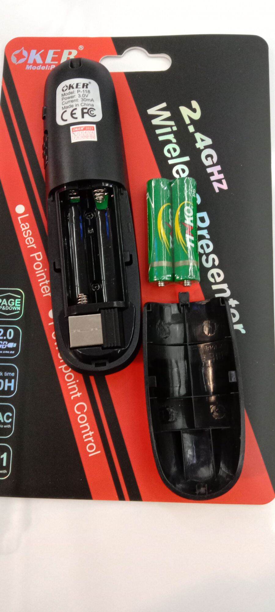 Laser Pointer OKER P118 BK - A0128713 - แอดไวซ์ขุขันธ์ - ThaiPick