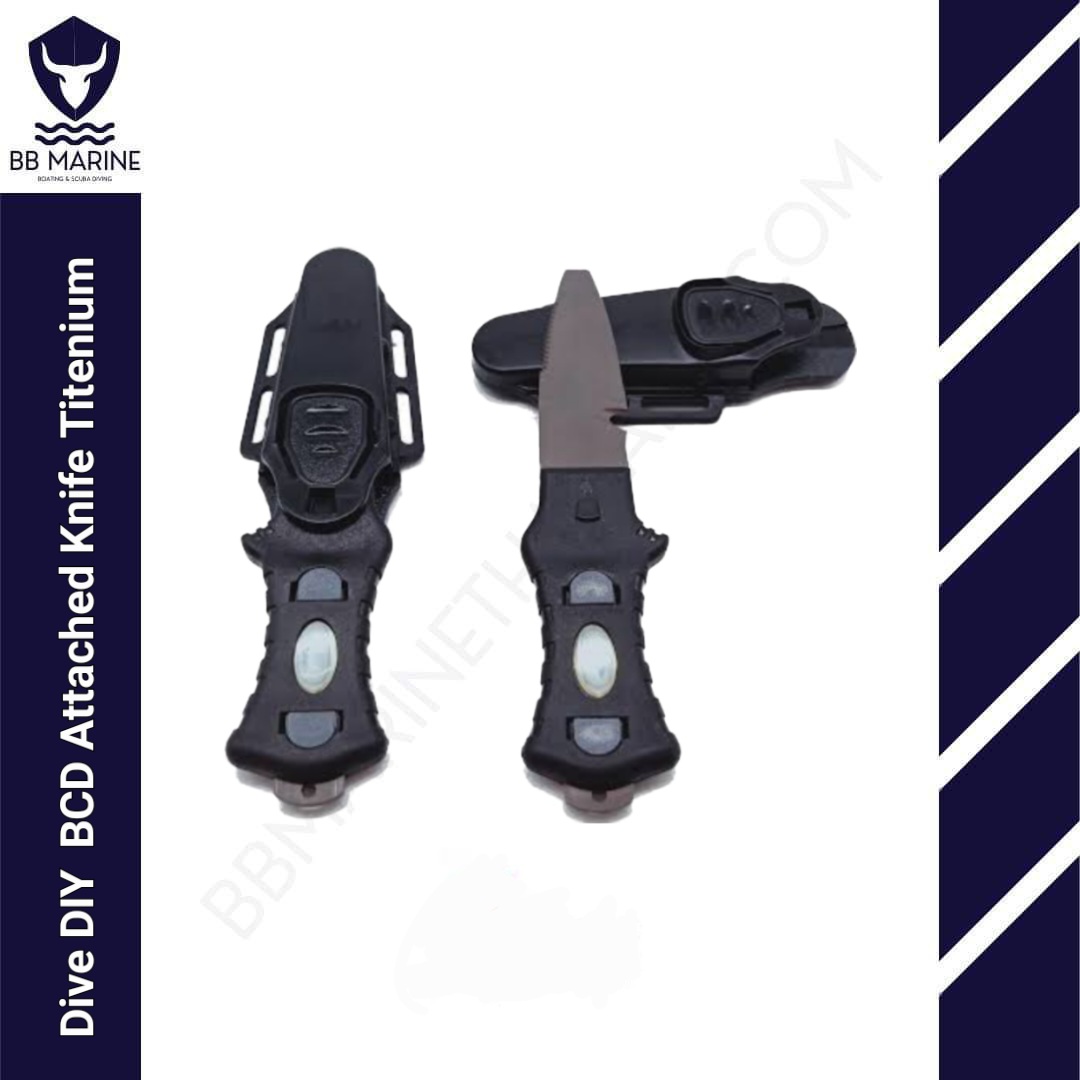 BB Marine Dive DIY BCD Attached Knife Titenium -Point Tip Retail Pric ...