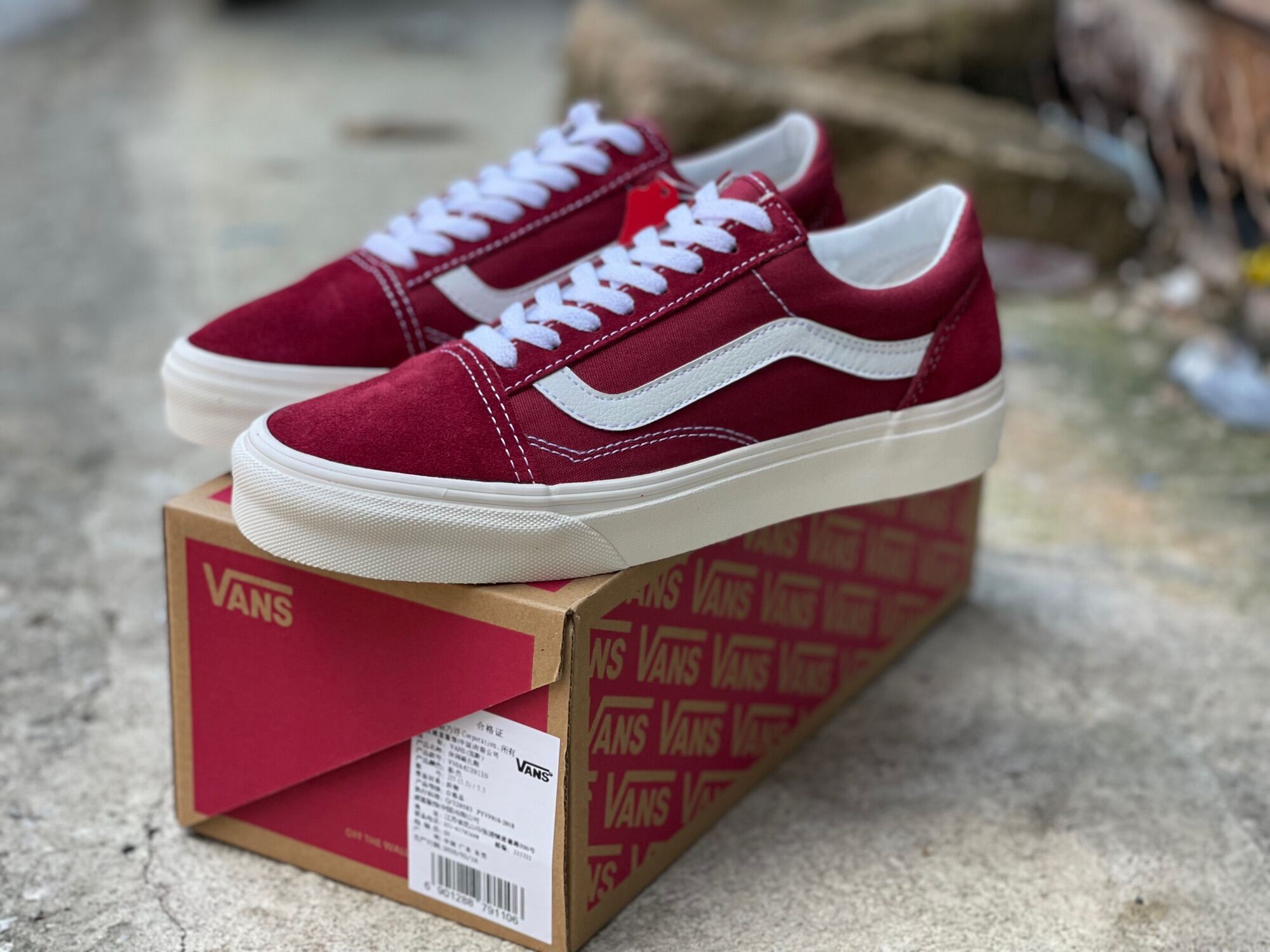 Vans Old Skool Mada In Vietnam สินค้าทางร้านเป็นสินค้าแท้นำเข้ามือหนึ่ง