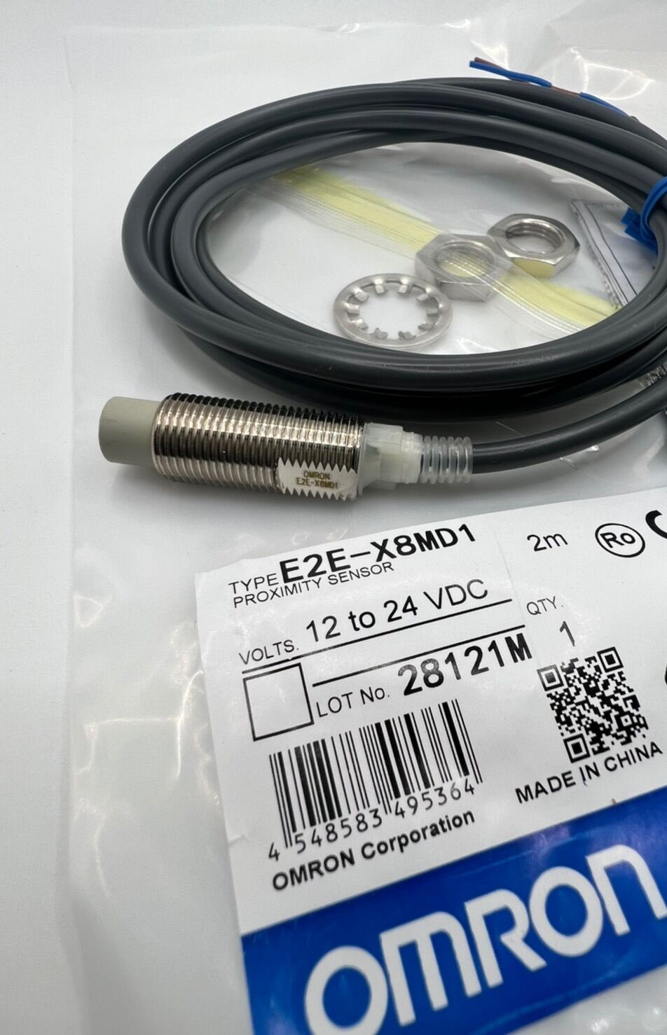 omron Proximity Sensor E2E-X8MD1 2M 12-24vdc 2สาย | Lazada.co.th