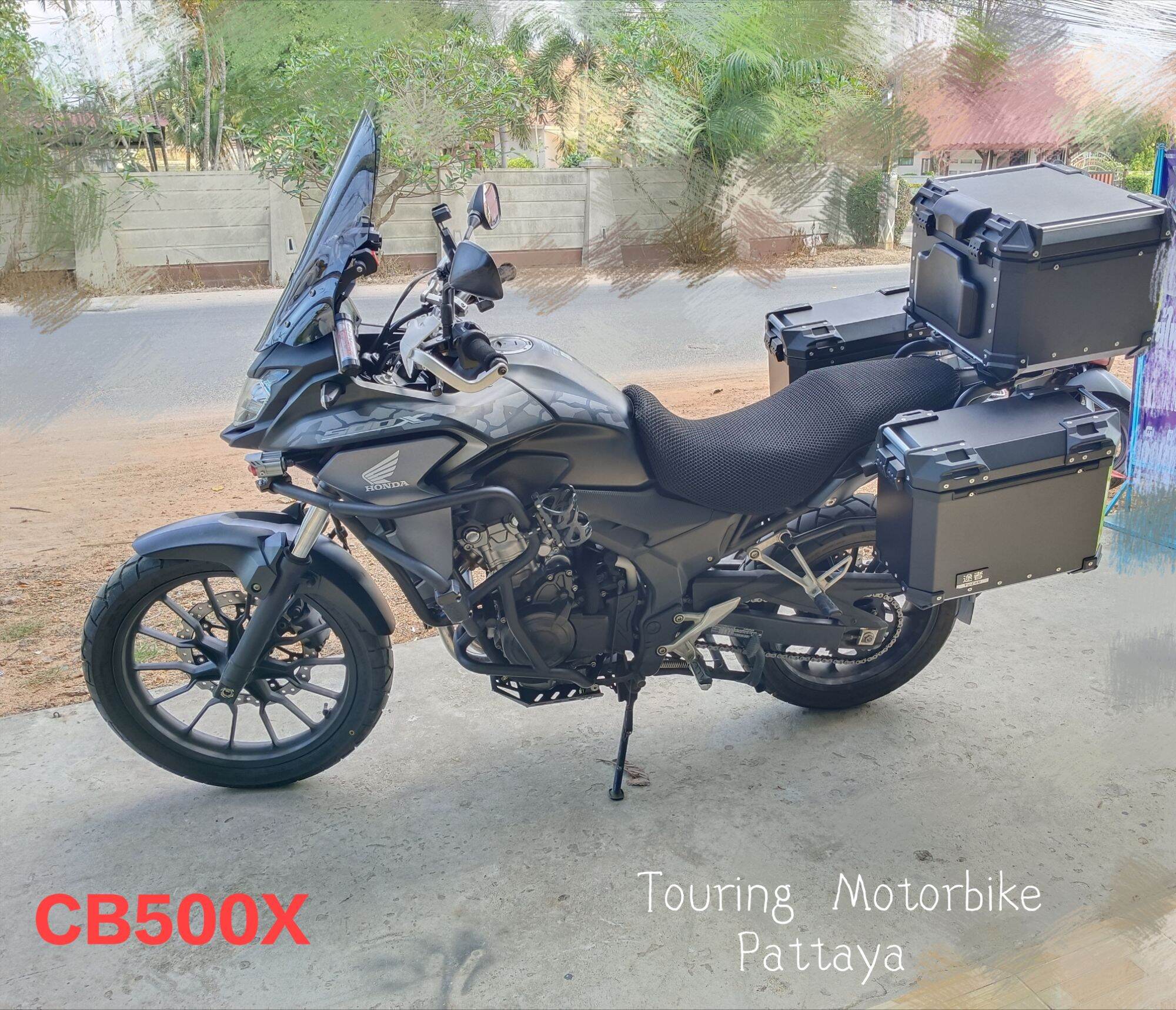 CB500X กล่องอลูมิเนียม/ชุดปี๊บพร้อมแร็คCB500X2022และปีอื่นๆ | Lazada.co.th