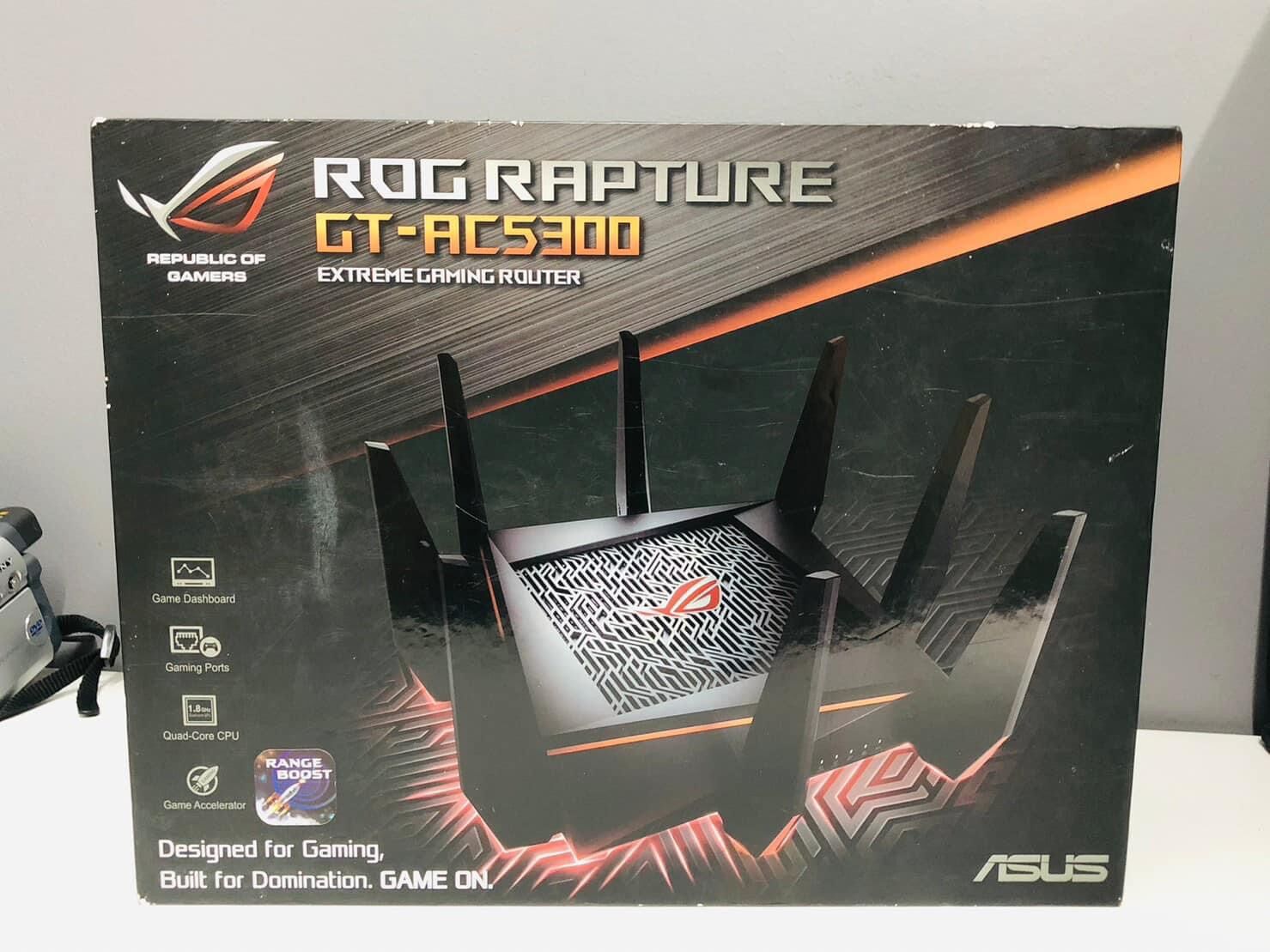 ROUTER (เราเตอร์) ASUS ROG AIMESH GT-AC5300 TRI BAND AC5300 GAMING ...