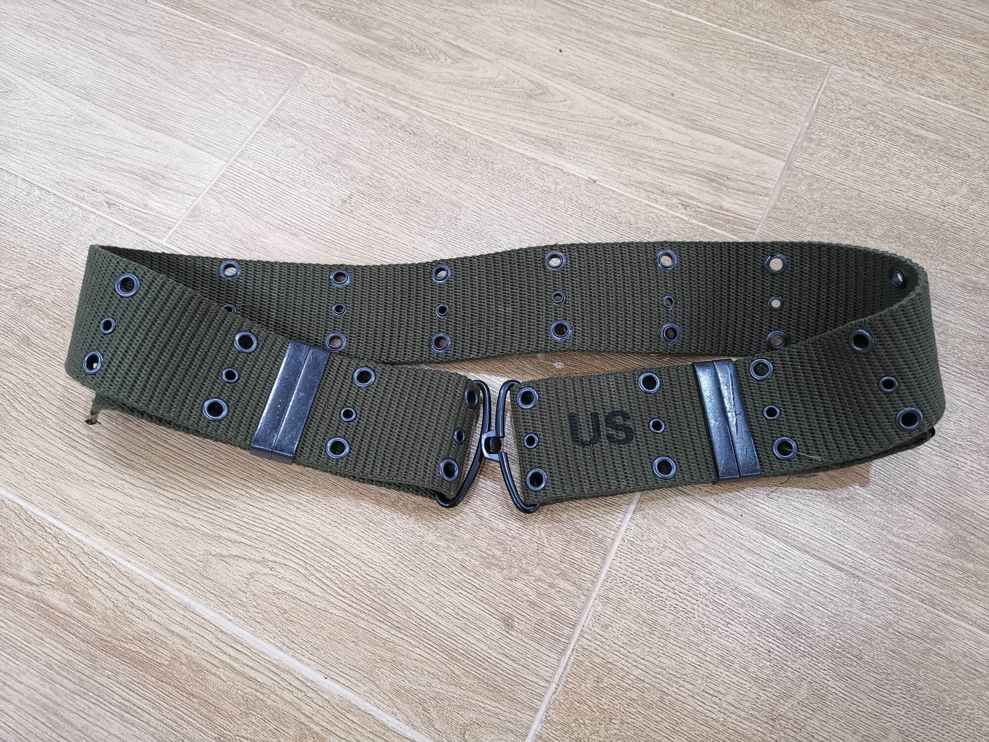 เข็มขัด ทหารอเมริกา สงครามเวียดนาม US Vietnam M56 M1956 Pistol Belt ...