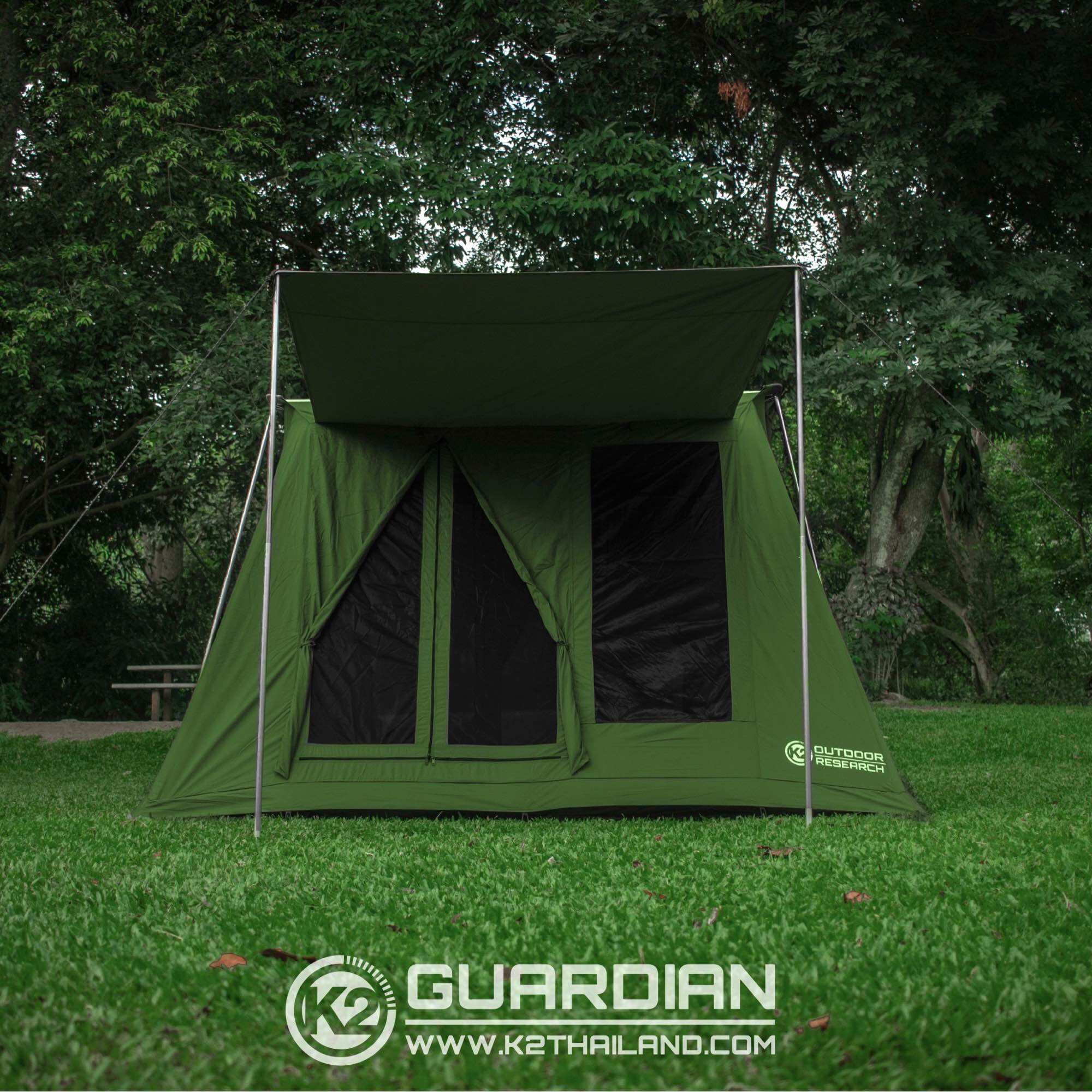 K2 Guardian Clamping Tent (เต็นท์เคบิน) ขนาด 5-6คน สินค้าพร้อมส่ง ...