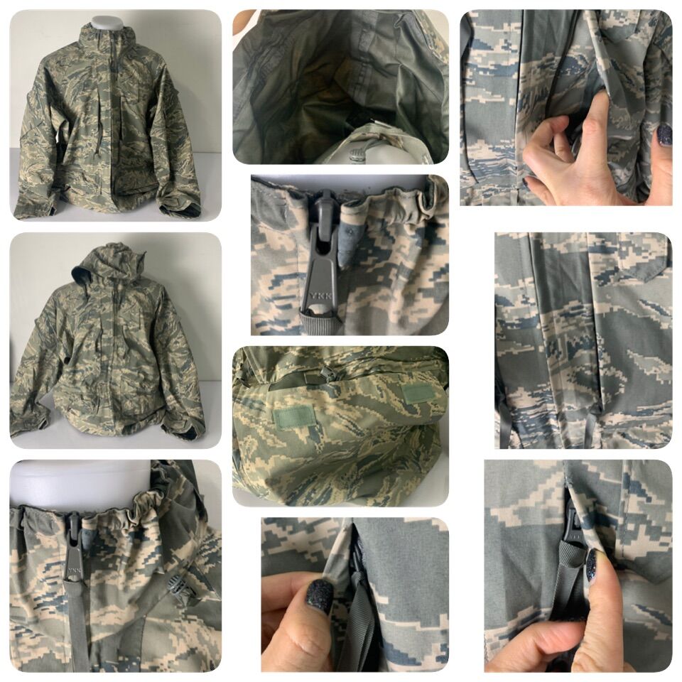 เสื้อแจ็คเก็ตมีฮู้ด,ของแท้ มือ2 , GORTEX, PARKA, AIR Force . ABU, Size ...