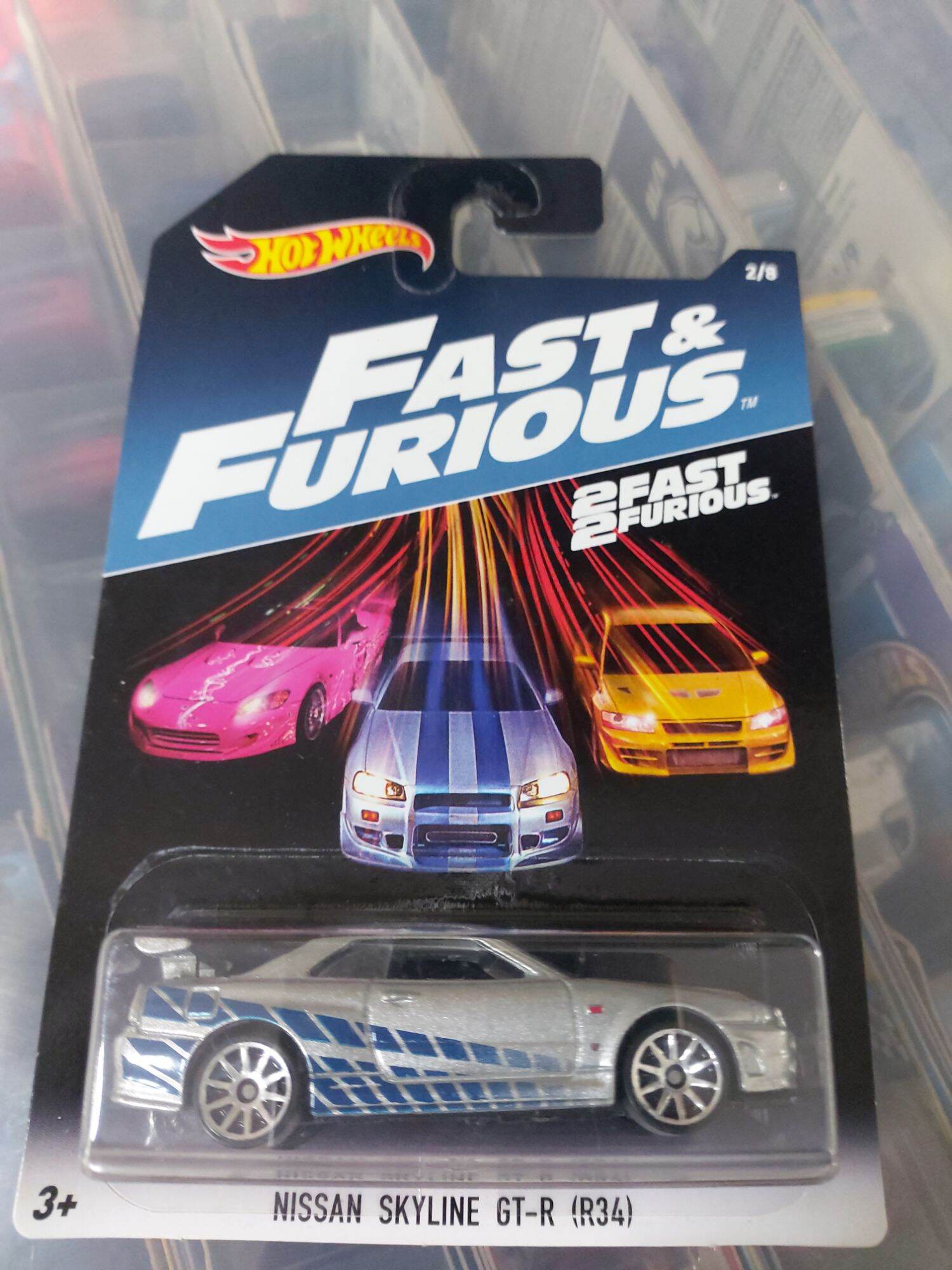 รถเหล็ก Hot wheels NISSAN SKYLINE GT-R (R34) Fast&Furious (Iz03#lz19) | Lazada.co.th