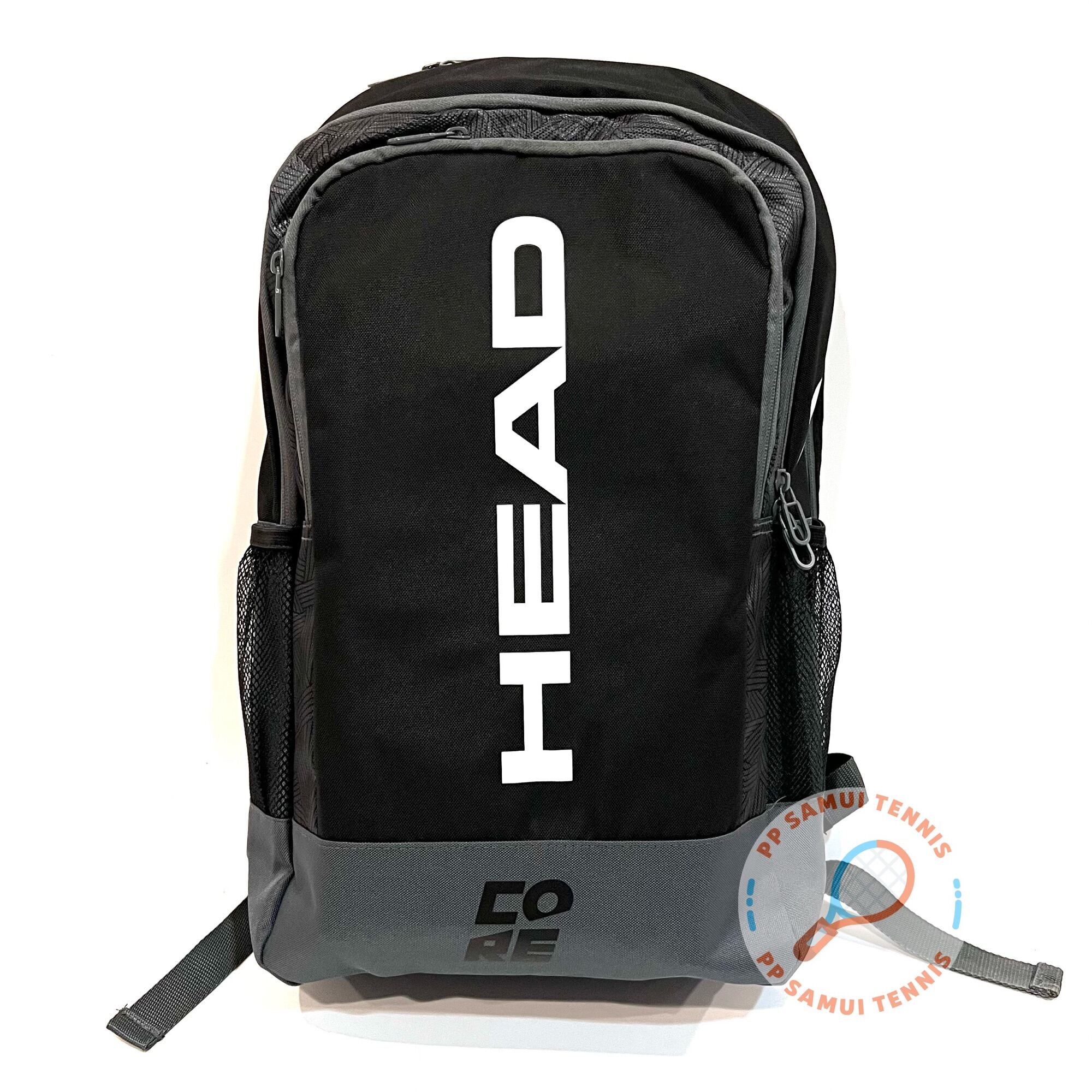 [มีส่วนลด] กระเป๋า เทนนิส tennis bag Head Core Backpack สีเทาดำ ของแท้ ...