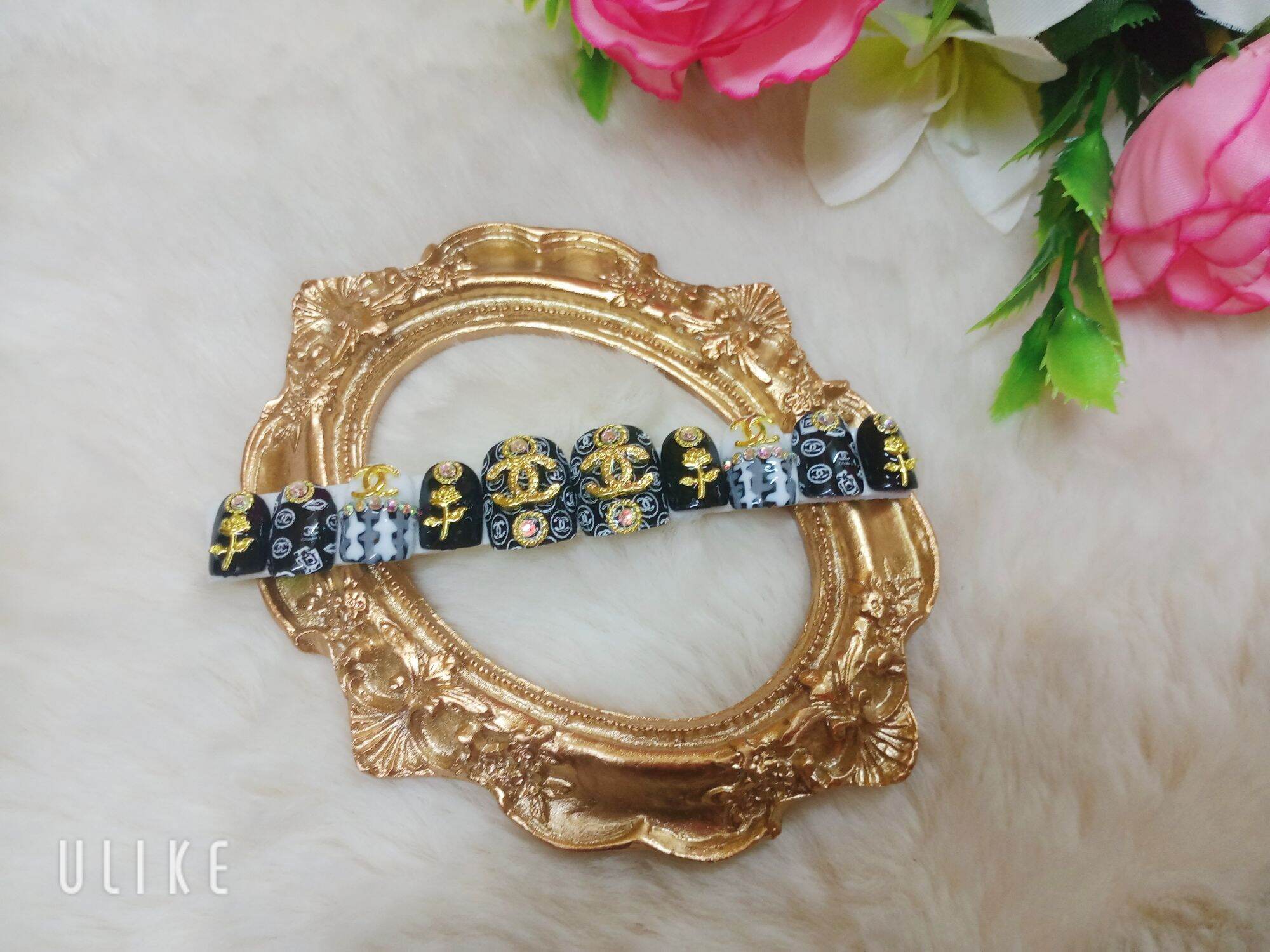 เล็บเจลเเท้100% ชาแนลดำหรูมากรุ่นนี้ แถมกาวตะไบ - เล็บสวยDee Nails V.3 ...
