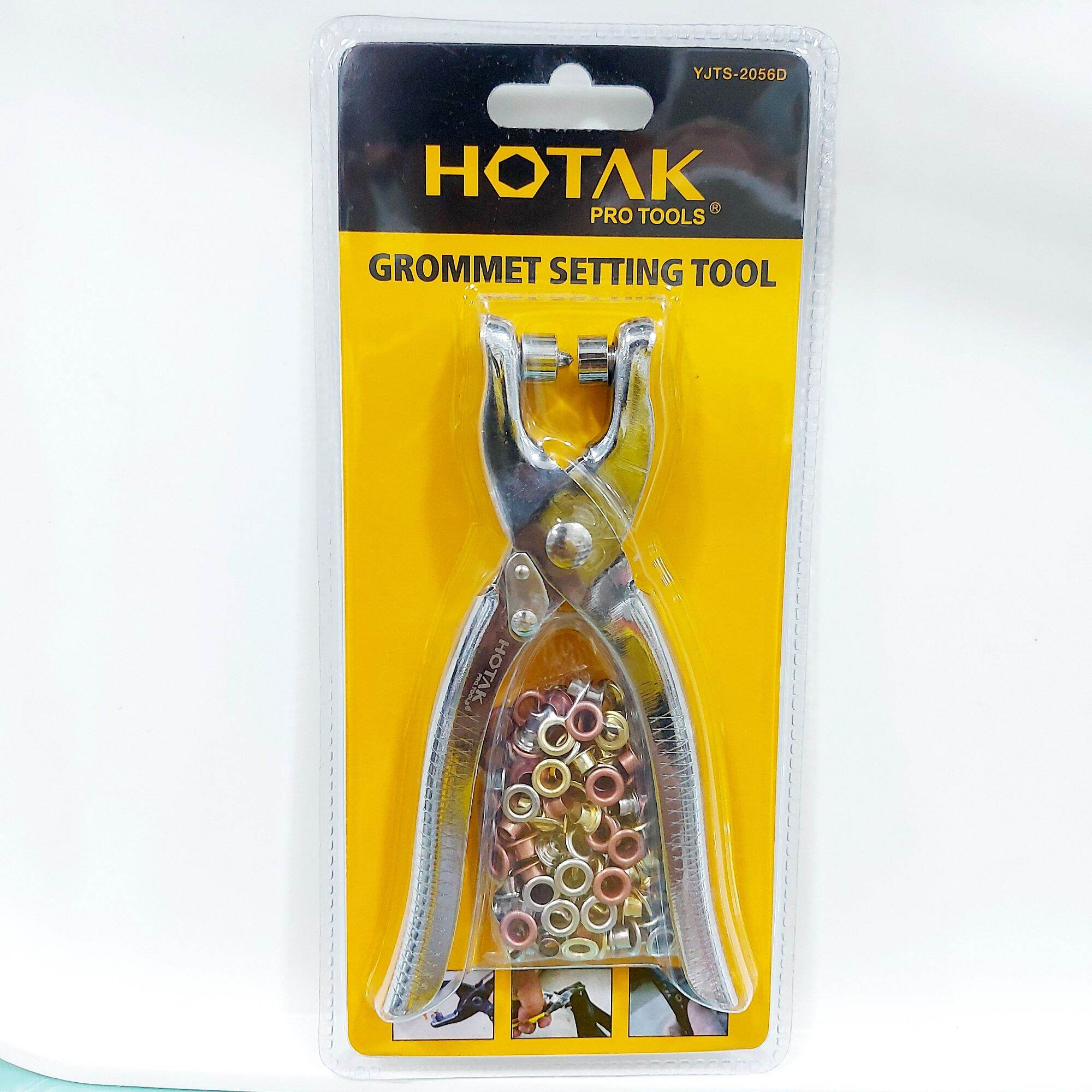HOTAK คีมตอกตาไก่ HOTAK เครื่องมือตอกตาไก่ 4mm รุ่น YJTS-2056D แถมฟรีตา ...