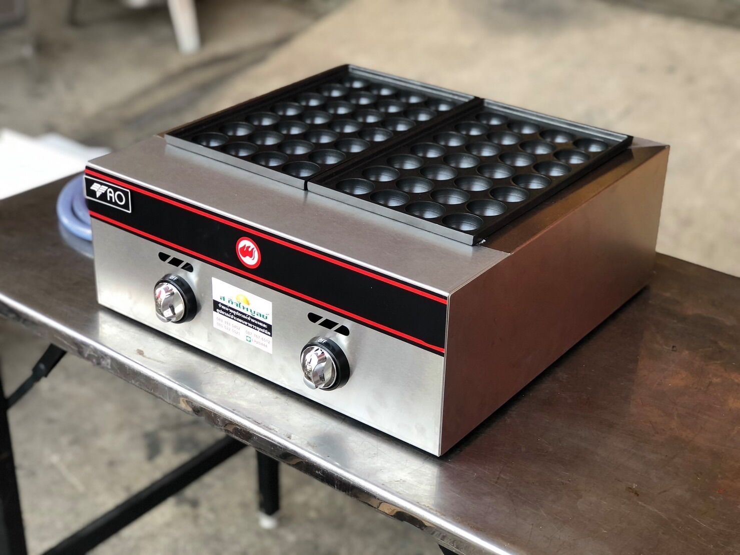 เตาทำขนมครกญี่ปุ่น ทาโกะยากิ (แก๊ส) (Takoyaki cooker-gas) | Lazada.co.th