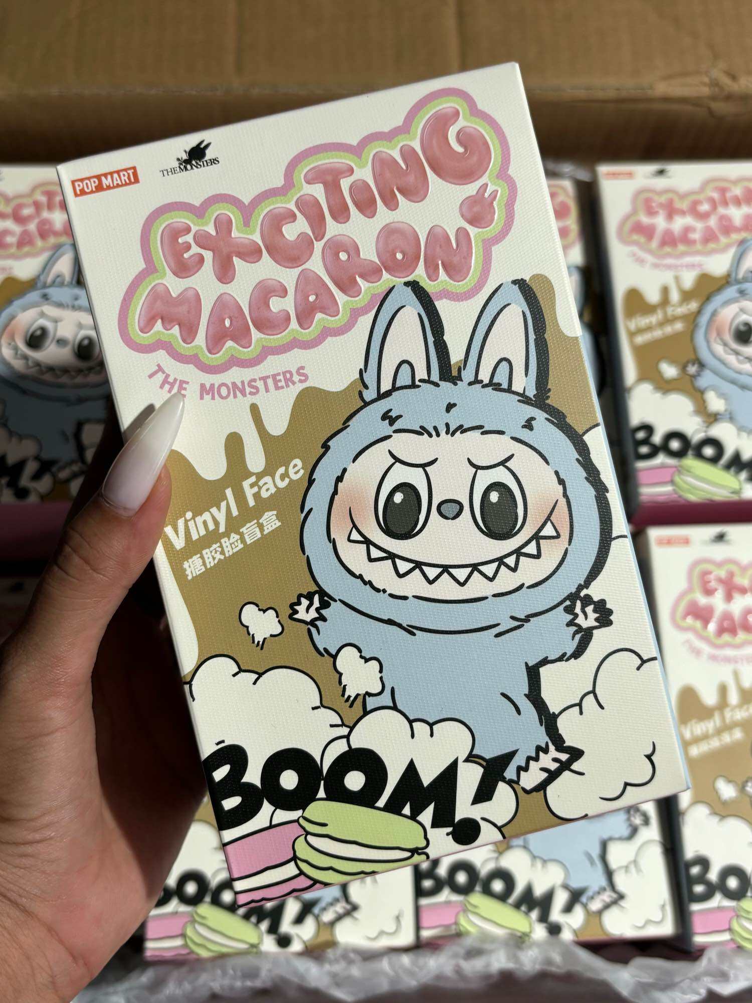 กล่องจุ่ม Labubu Macaron ของใหม่ไม่แกะ รับประกันแท้จาก Popmart พร้อมส่ง ...