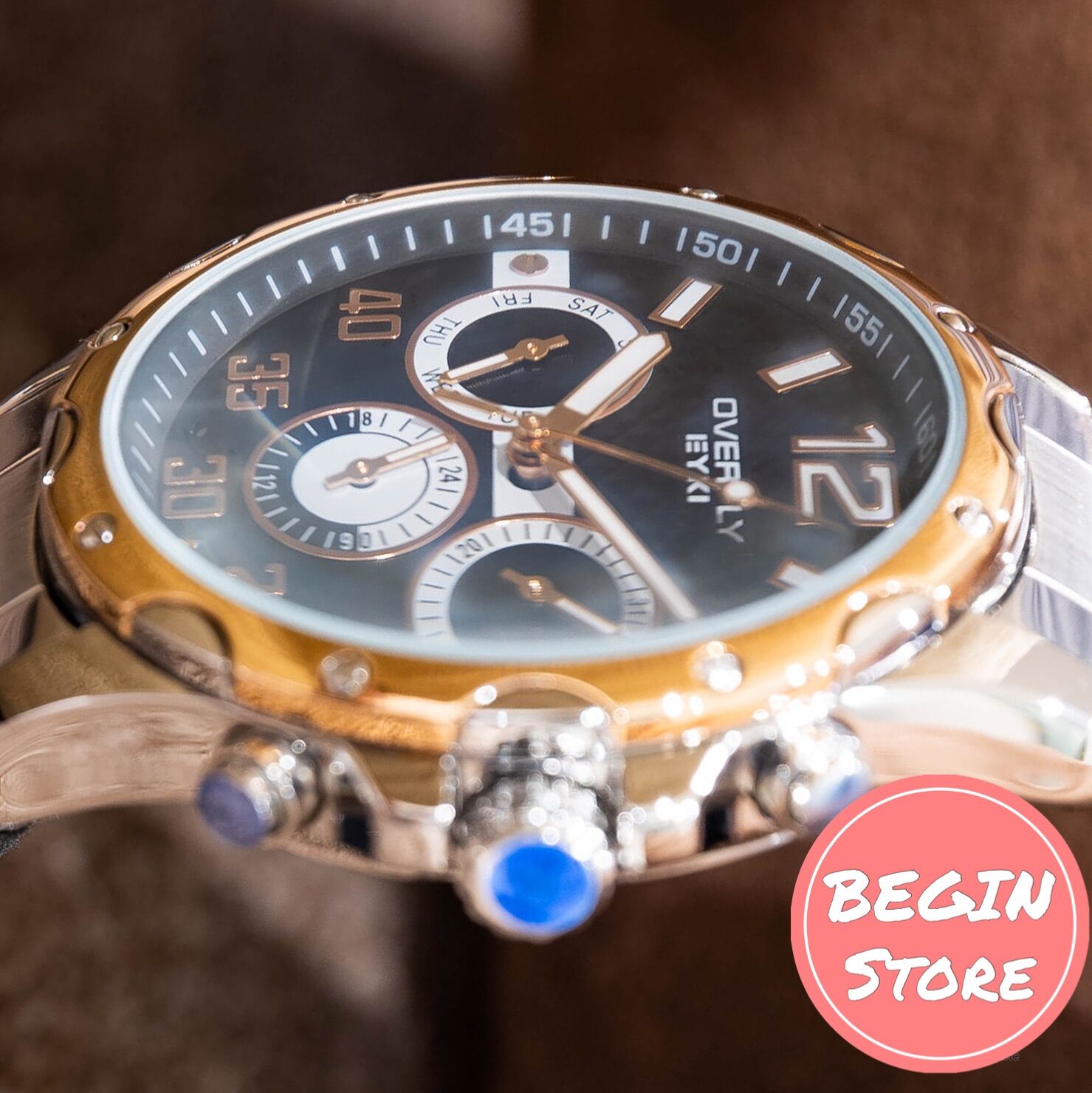 นาฬิกาข้อมือ overfly eyki ของแท้จากบริษัท 100% งานดีคุณภาพ แสตนเลสแท้ ...