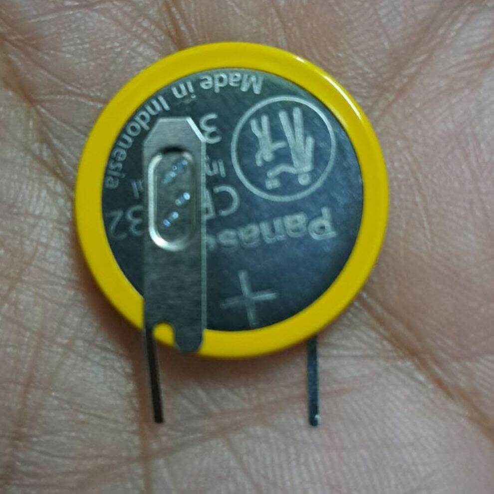 ของแท้ Panasonic CR2032 แบตเตอรี่บัดกรี แบตเตอรี่ 3V พร้อมขา | Lazada.co.th
