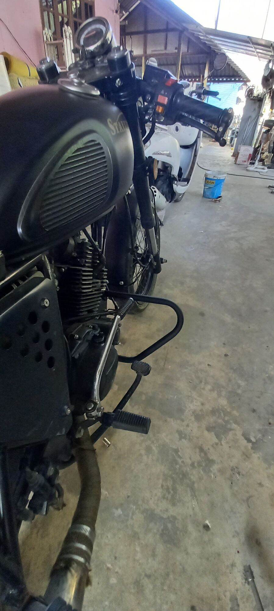 กันล้มแคชบาร์ct150 stallion ct150 ตรงรุ่นติดตั้งง่ายสำหรับct150คอท่อออก ...