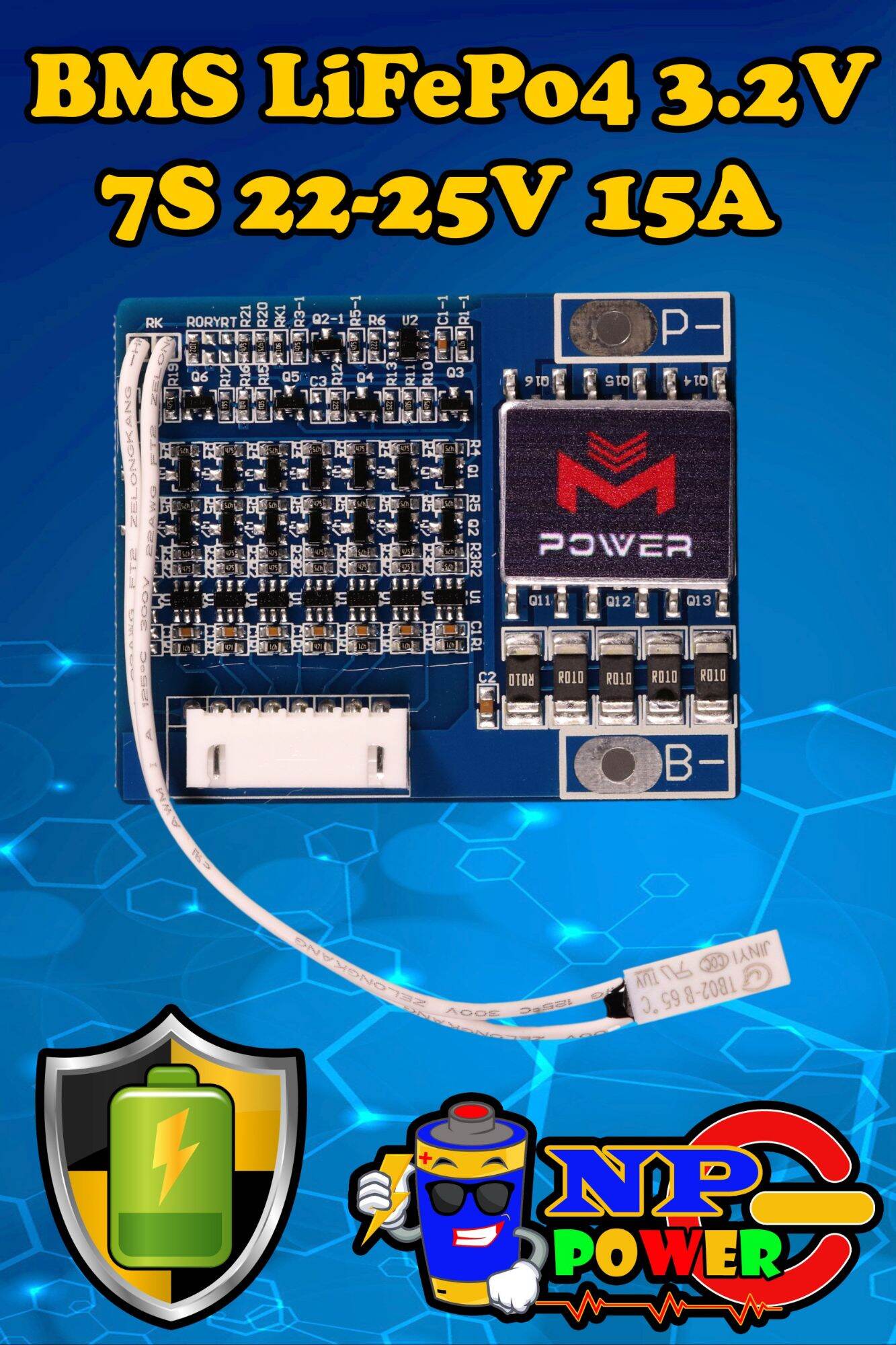 BMS 7S 15A Lifepo4 | Lazada.co.th