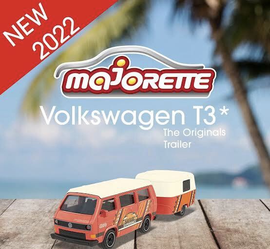 Majorette Volkswagen The Originals Trailers Volkswagen T3 camper van ...