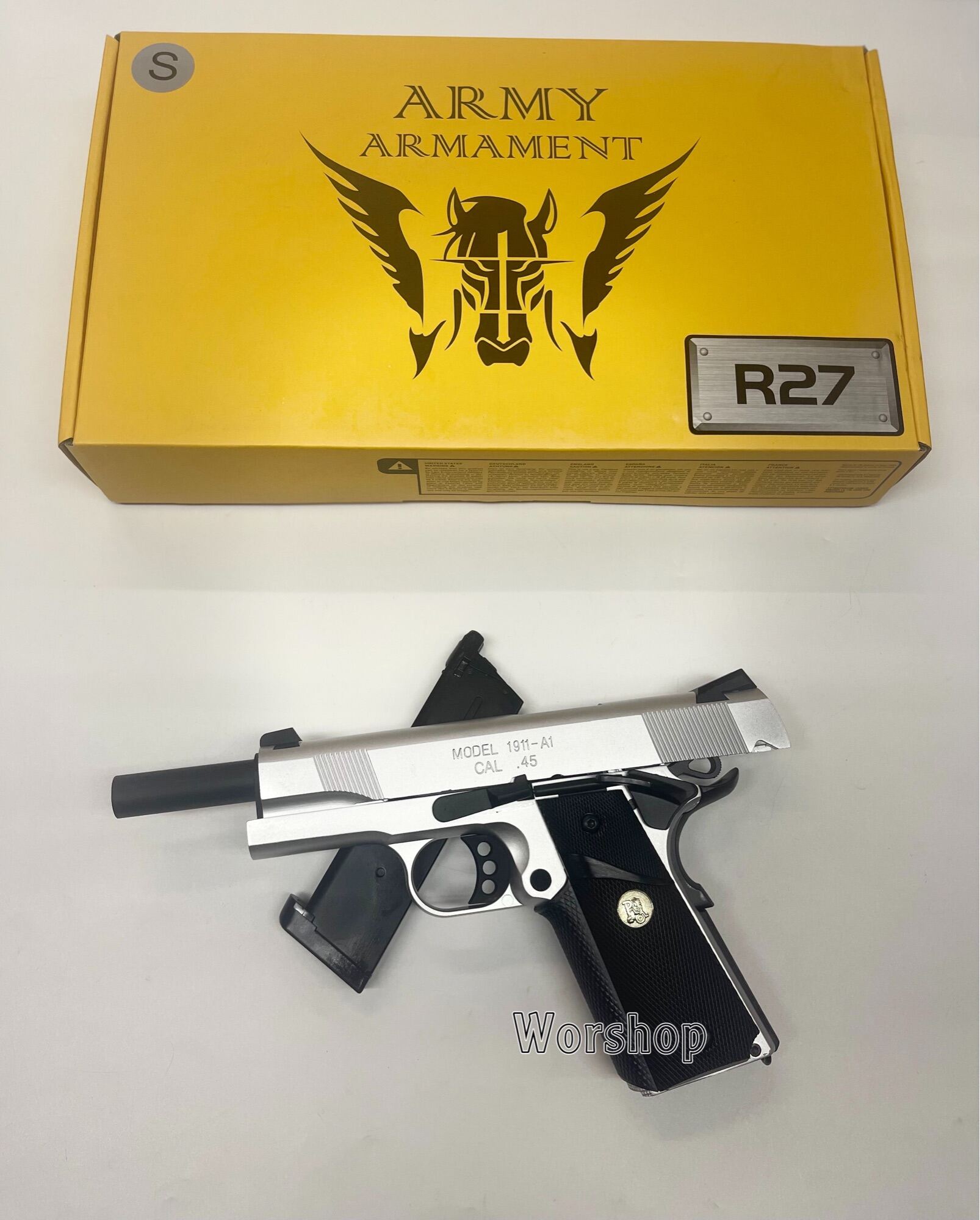 ปืนบีบีกัน รุ่น Army R27 SV แถมฟรี อุปกรณ์พร้อมเล่น มือ1 - WZSHOP2020 ...