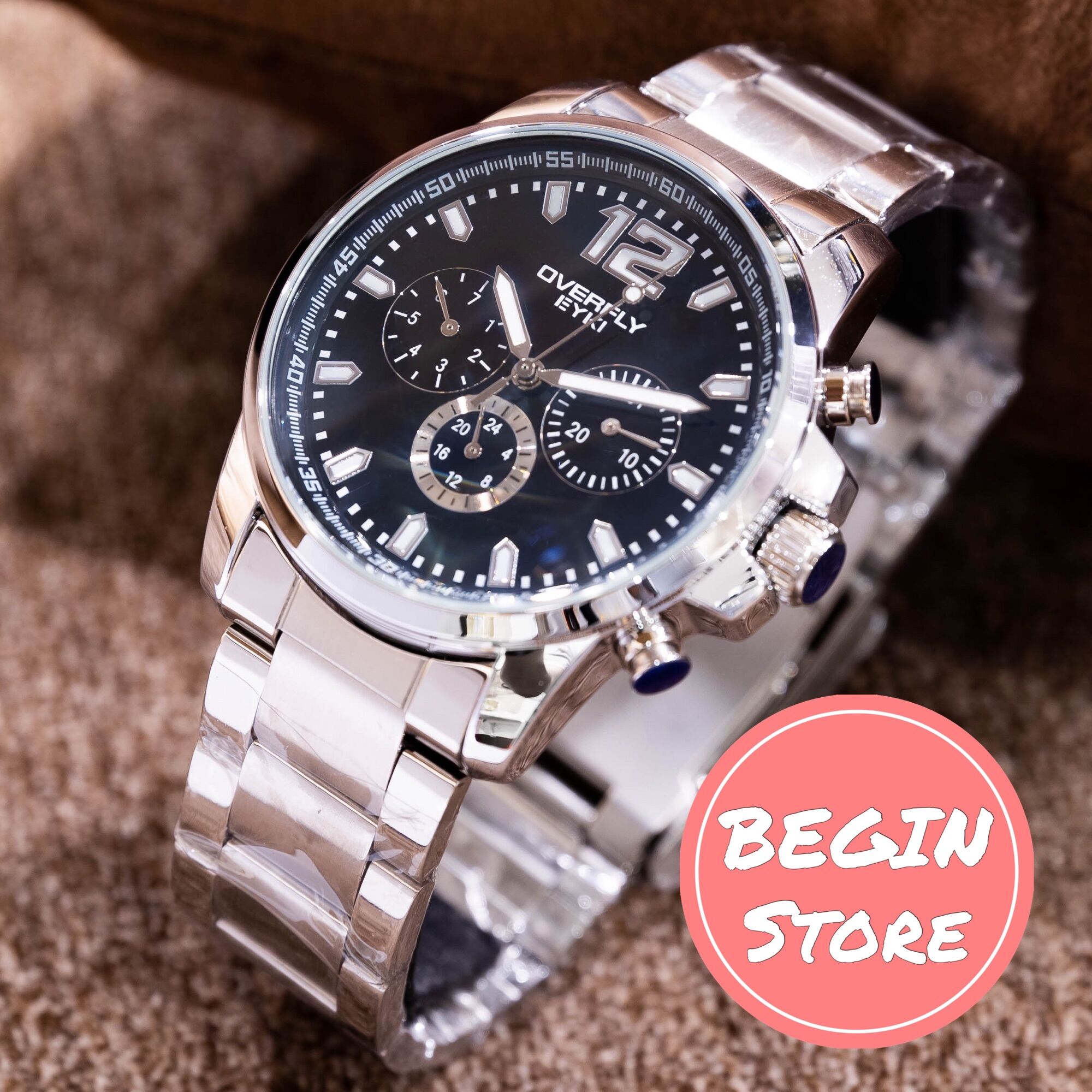 นาฬิกาข้อมือ overfly eyki ของแท้จากบริษัท 100% ผลิตจากแสตนเลสแท้ ราคา ...