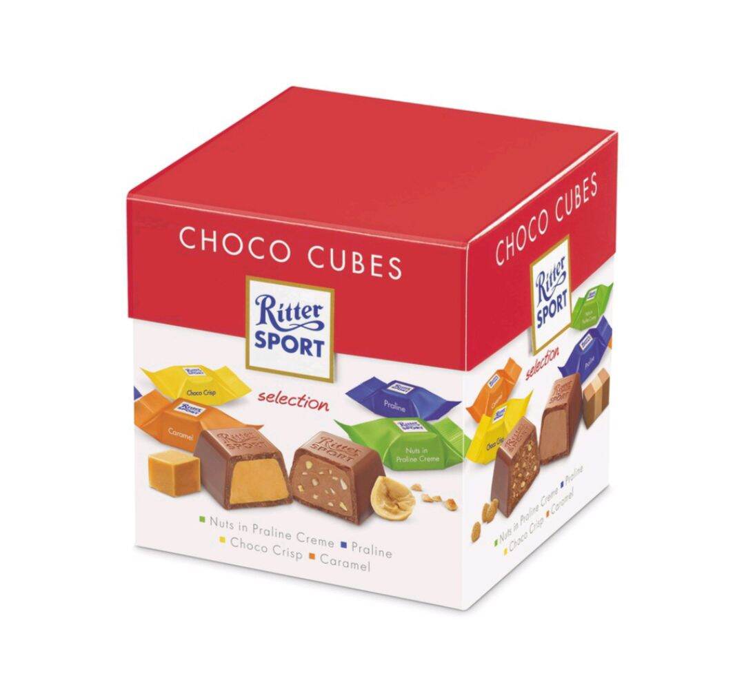 Ritter Sport Choco Cube ช็อคโกแลตริตเตอร์ สปอร์ต ช็อคโกแลตนำเข้าจาก ...