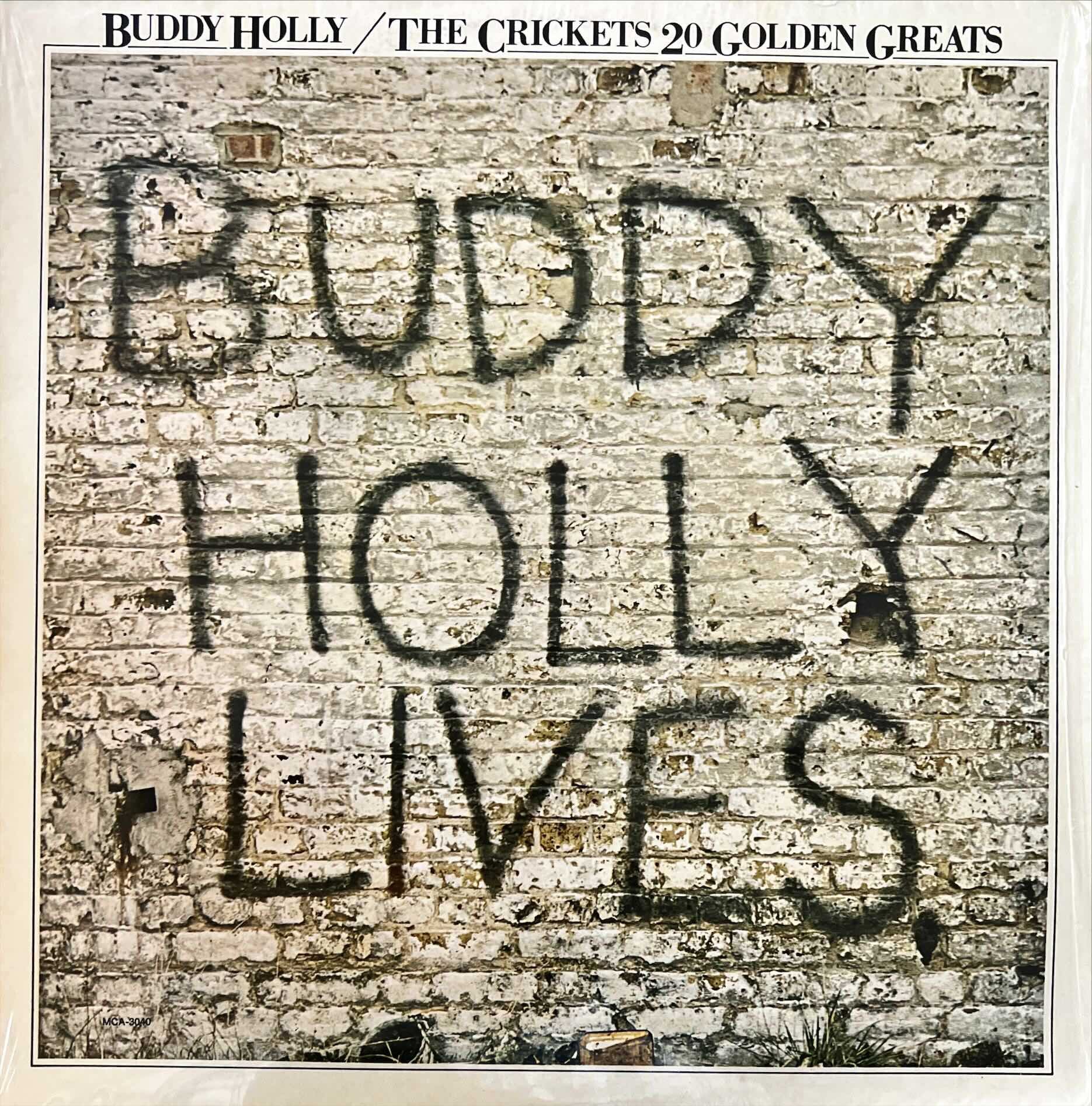 [ แผ่นเสียง Vinyl LP ] Artist : Buddy Holly Album : Buddy Hollys Lives ...