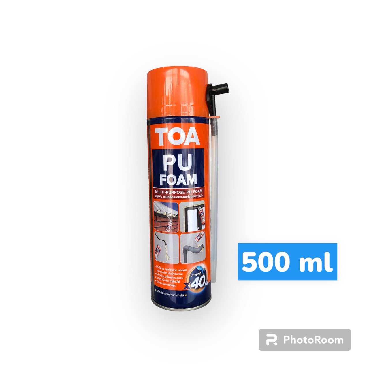 สเปร์ย PU Foam พียูโฟม รุ่น TOA อุดรอยต่อรอยรั่วกันเสียงและกันร้อนของ ...