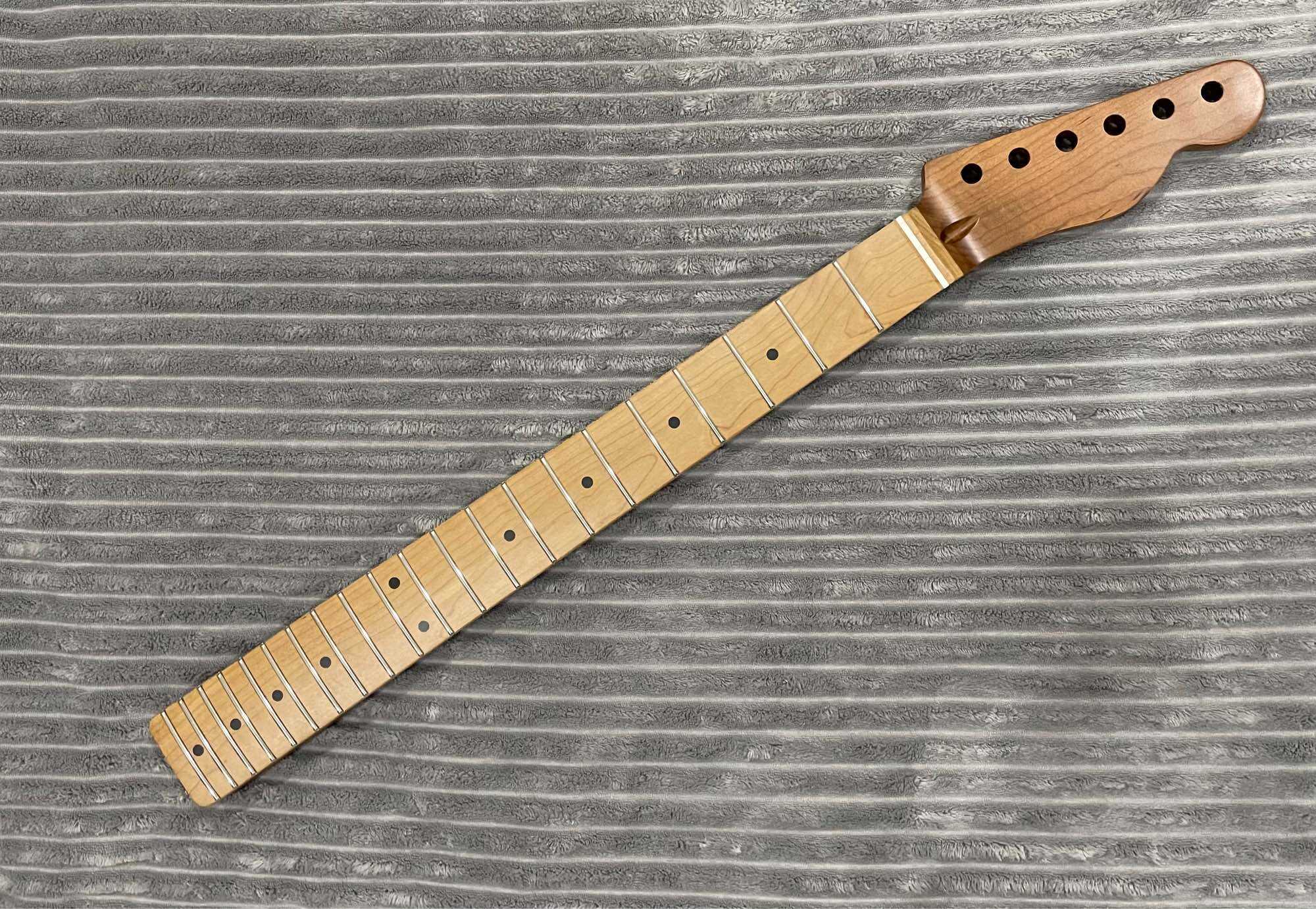 Custom 21 Frets Roasted Flame Maple Neck TL Guitar Neck - Gakpartcaster ...