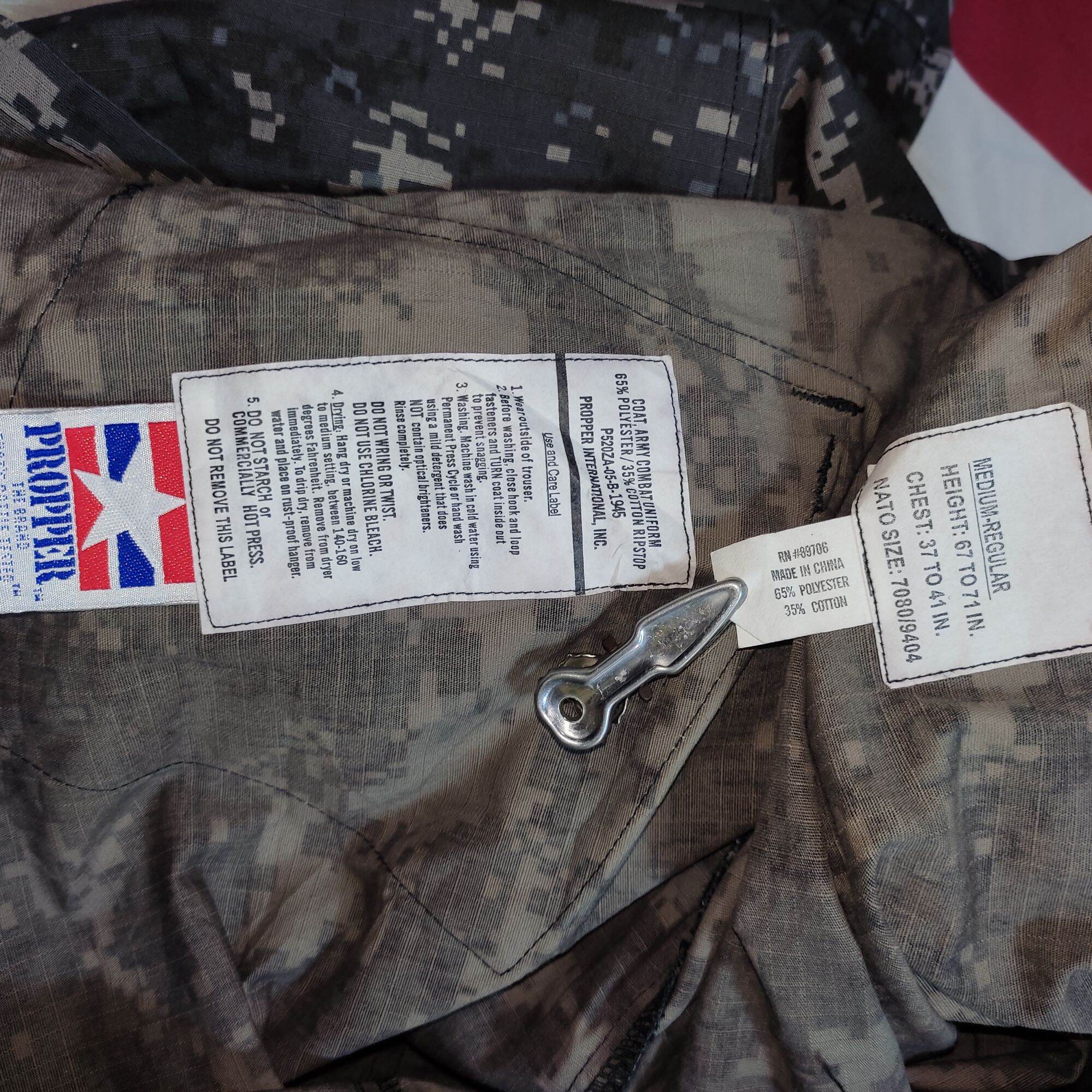 เสื้อทหาร U.S. Army (ACU) รอบอก44 (สภาพใหม่) - Phantila SHOP - ThaiPick