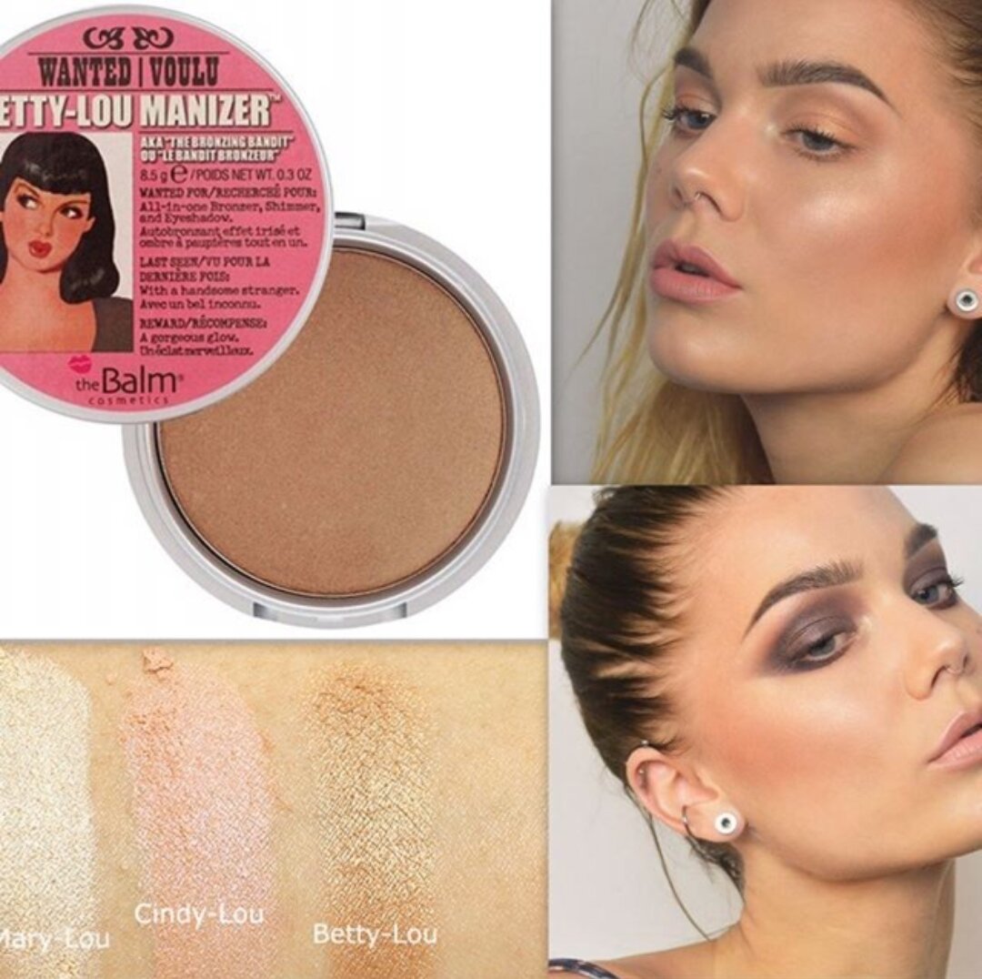บรอนเซอร์ The Balm Betty-Lou Manizer 8.5g (mirror) Bronzer เดอะ บาล์ม ...